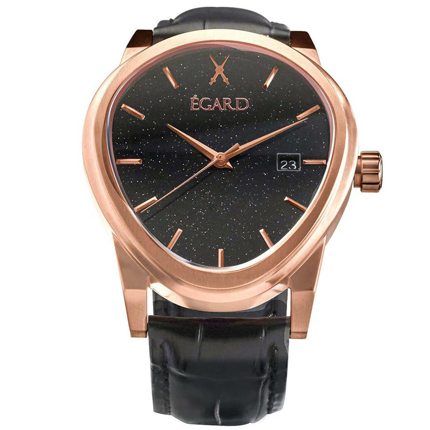Egard Men's Dali V2 Rose Automatic Black Dial Watch - WCH-5074M0H291 ...