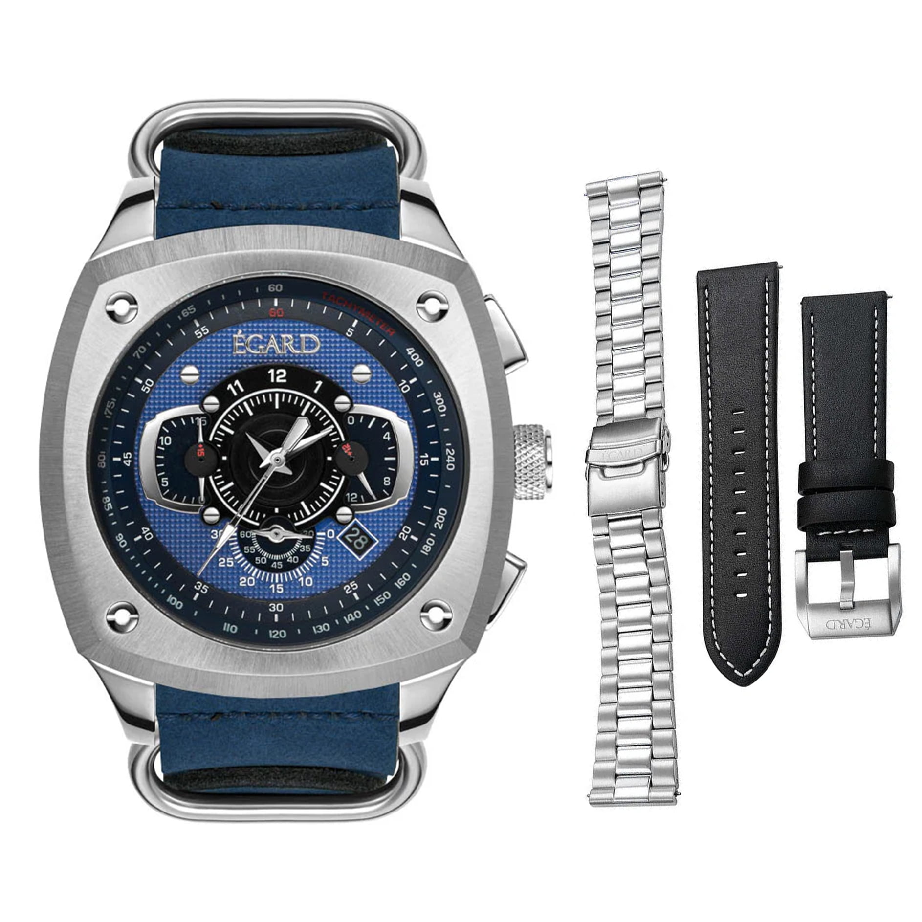 Egard Men's VI-Viking Blue Dial Watch - WCH-5083-G0N113 - Walmart.com