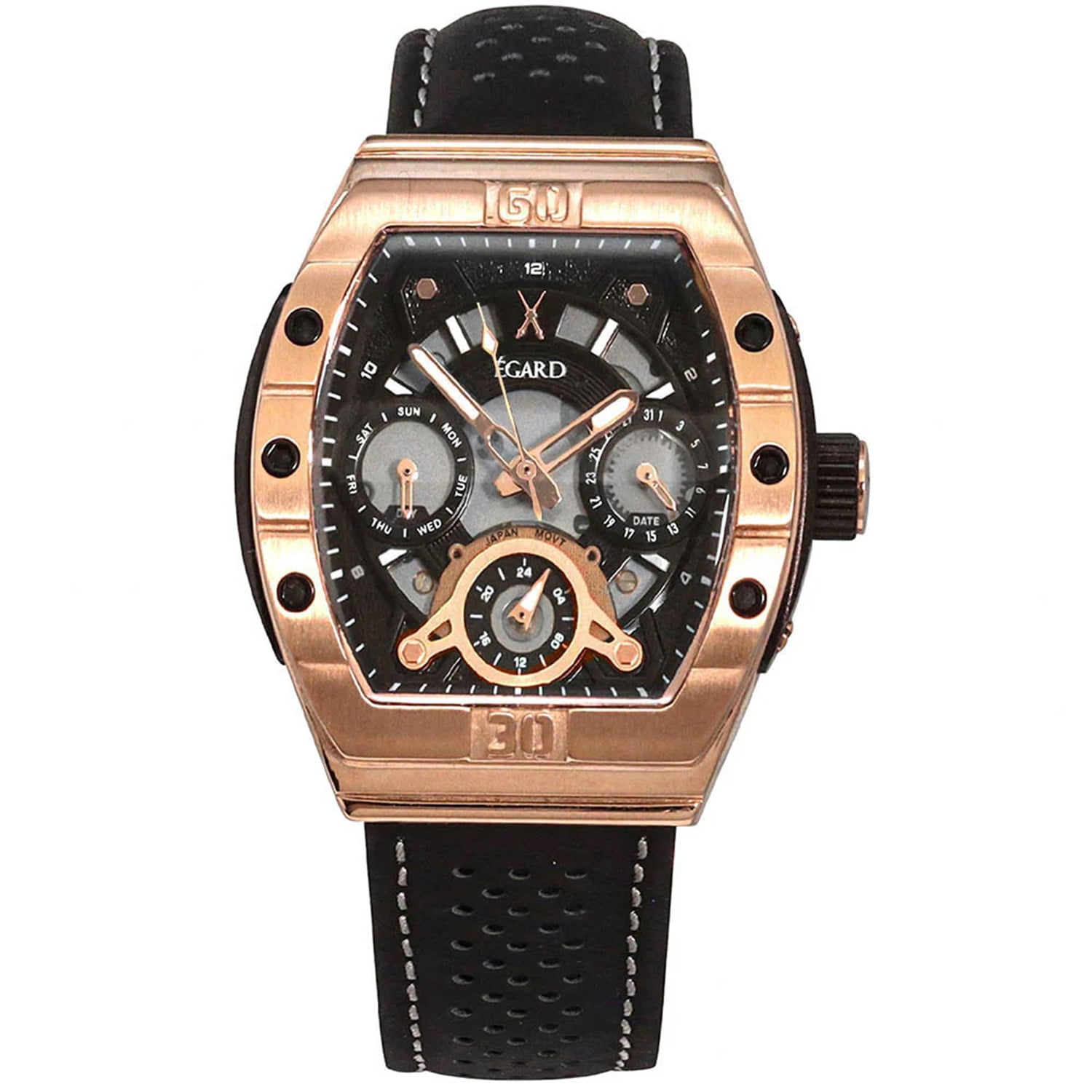 Egard Women's Patriot Rose Black Dial Watch - WCH-5076-M0H391 - Walmart.com