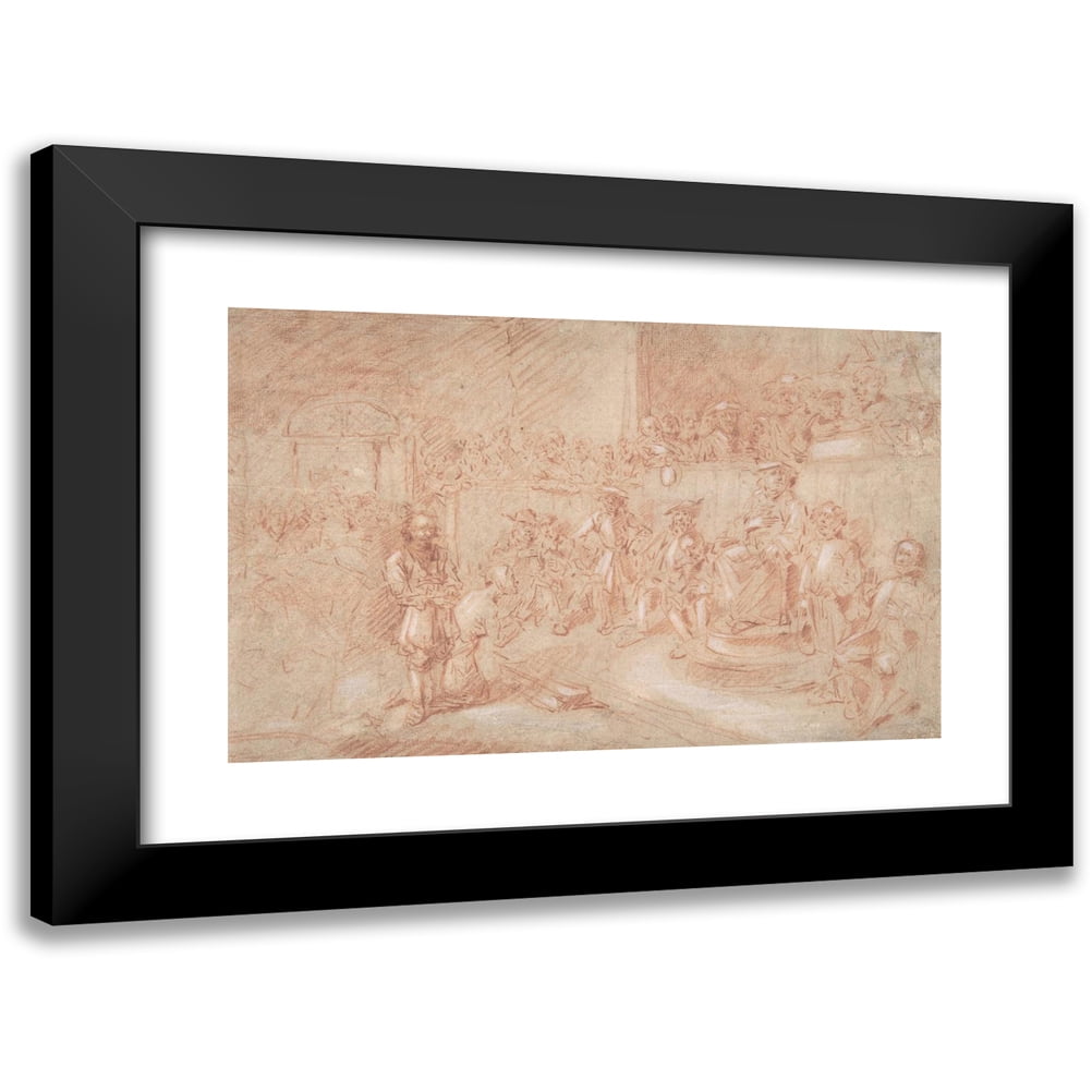 Egbert van Heemskerck I 14x11 Black Modern Framed Museum Art Print ...