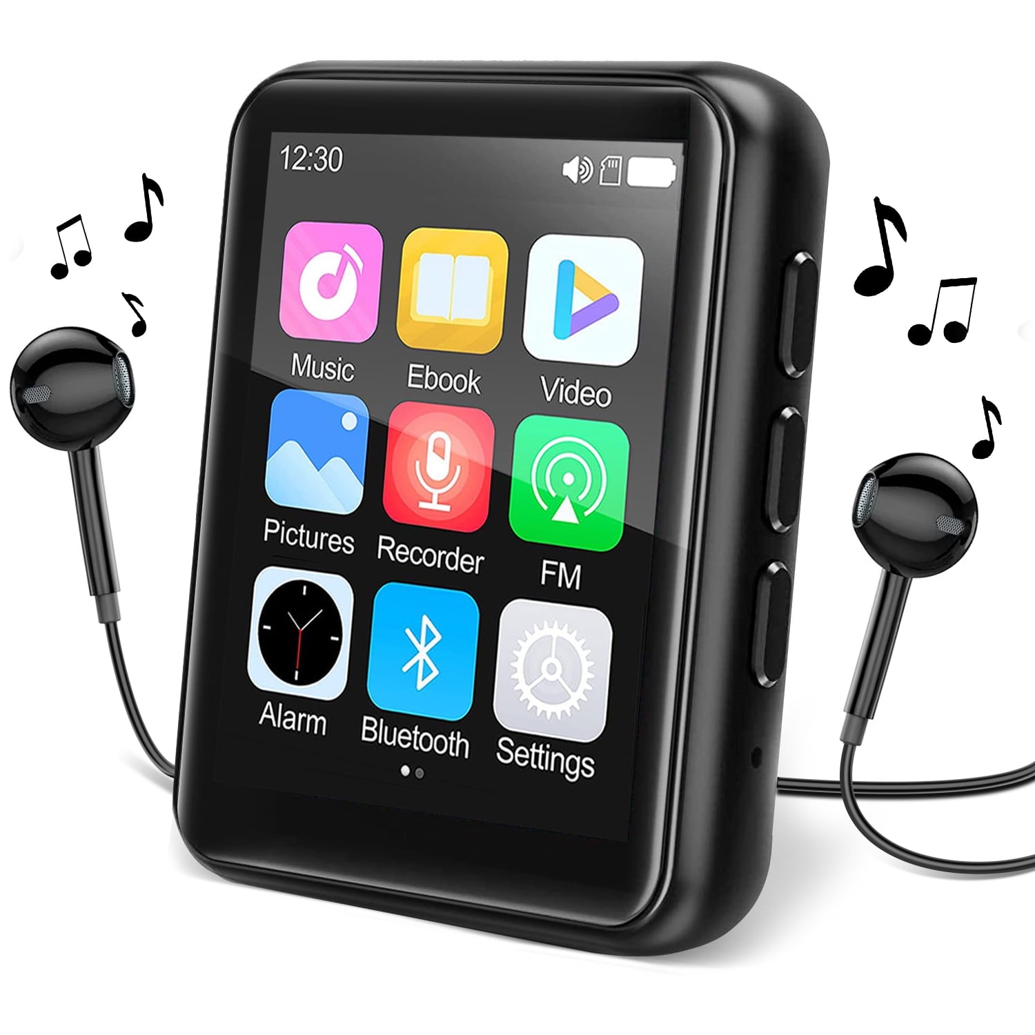 Egebert 16GBMP3 player, Bluetooth hi-fi music player, support up to ...
