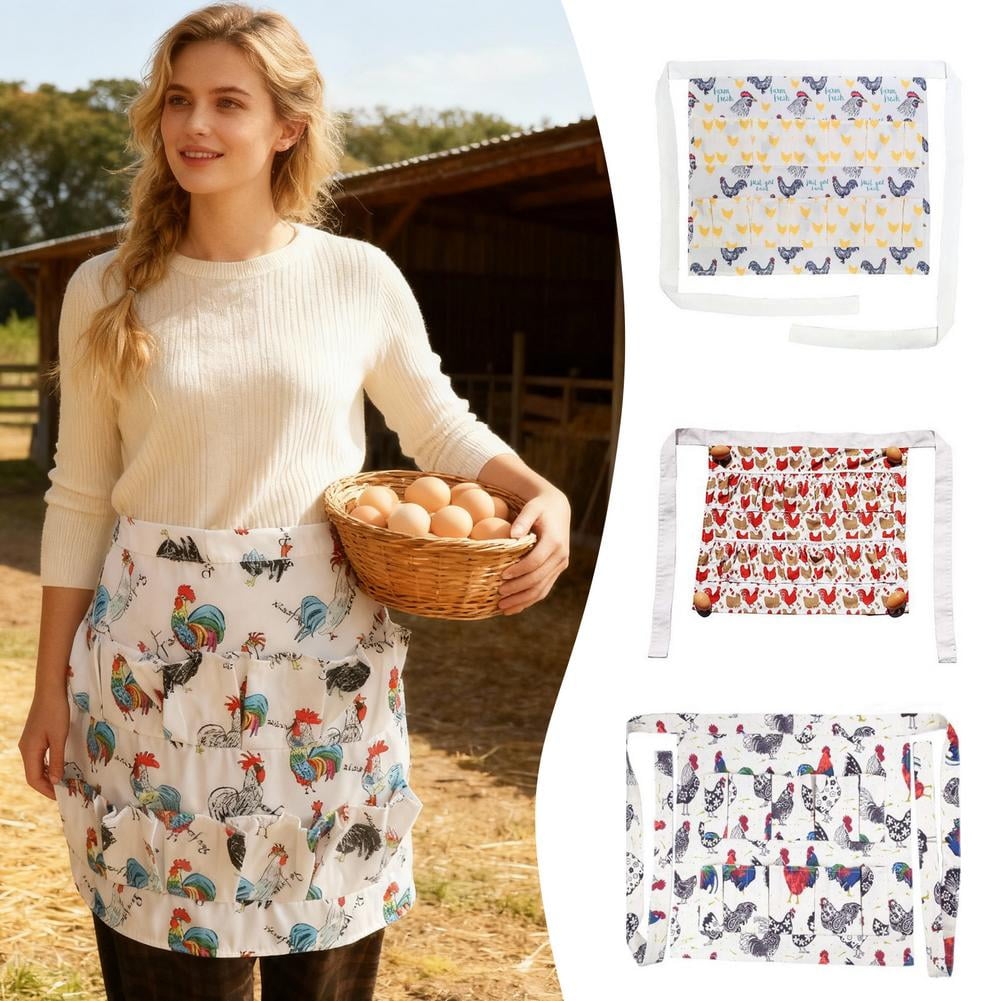 Egg Apron, Egg Collecting Apron for Chicken Duck Goose Eggs, Chicken ...