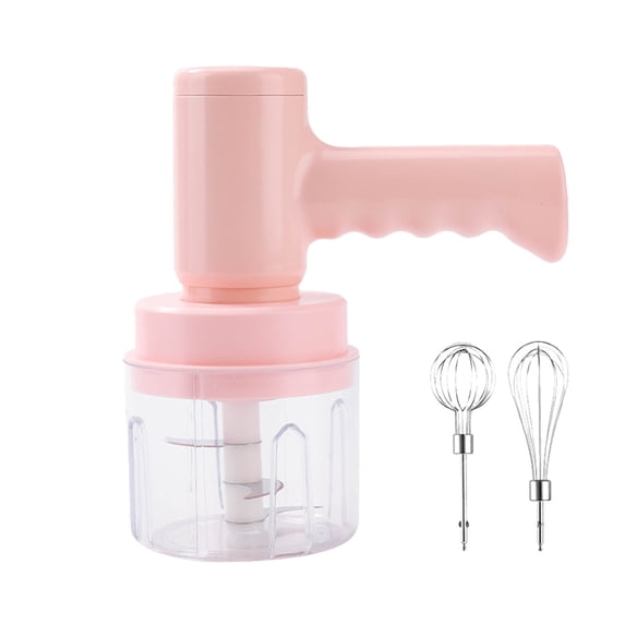 Egg Beater for Kitchen Hand Mixer with Built-in Milk Frother and ...