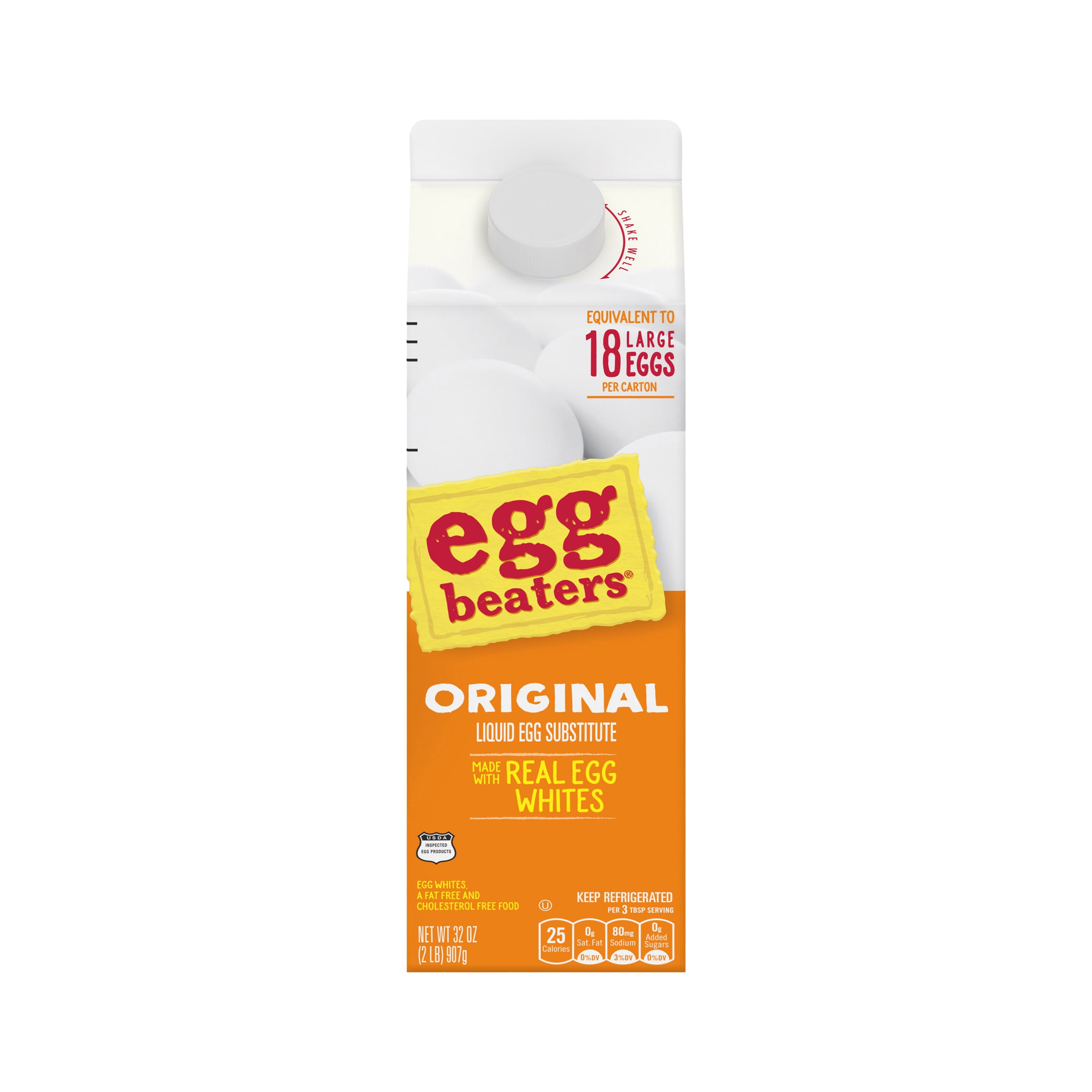 Egg Beaters Original Liquid Egg Substitute, 32 oz - Walmart.com