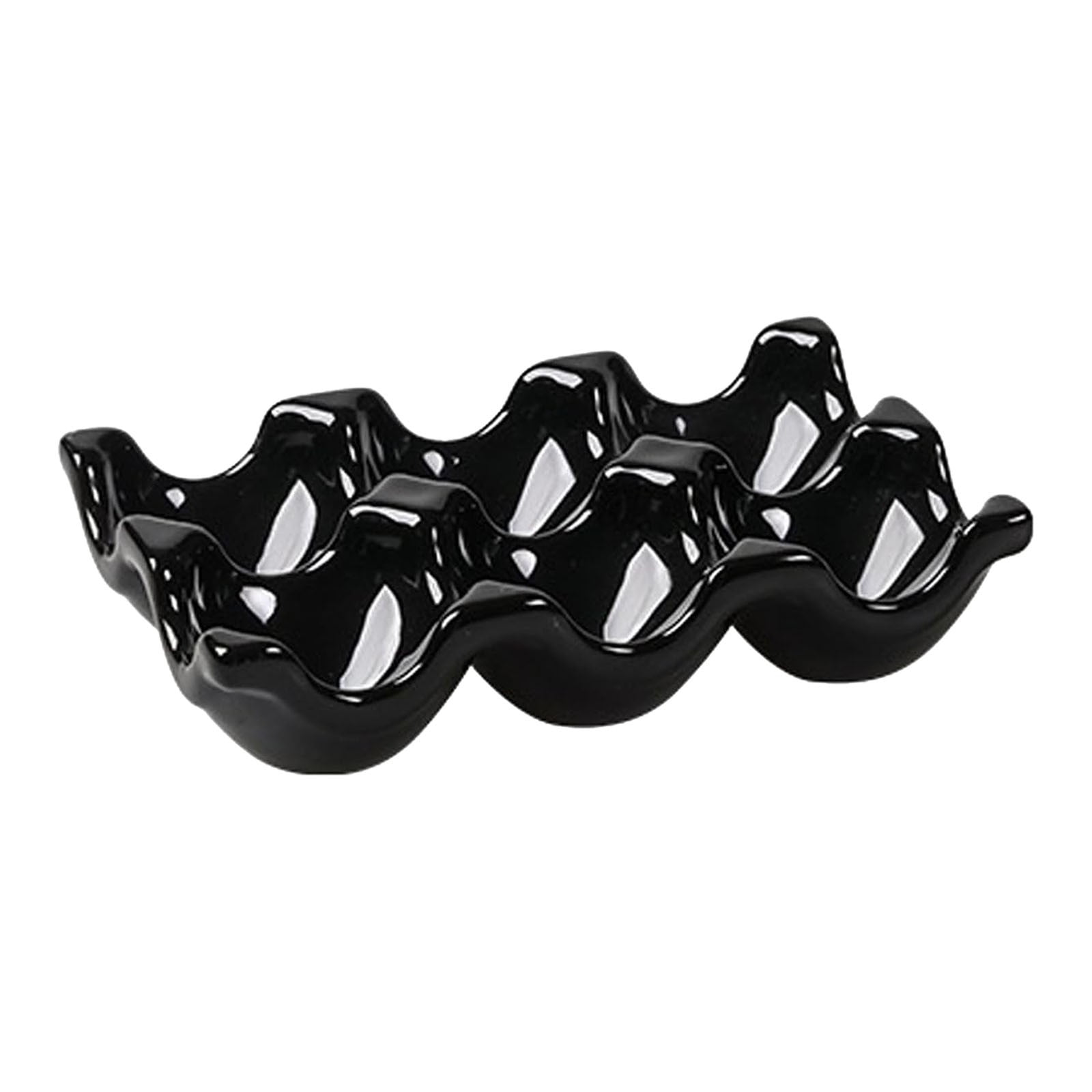 Egg Box Made of Porcelai,Egg Tray,Ceramic Egg Tray Non-Slip Multi ...