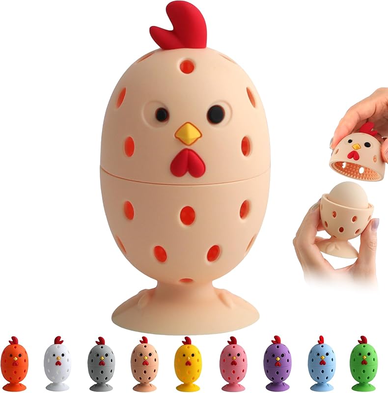 Egg Brush Cleaner, Egg Cleaner Scrubber for Fresh Eggs, Cute Chick ...