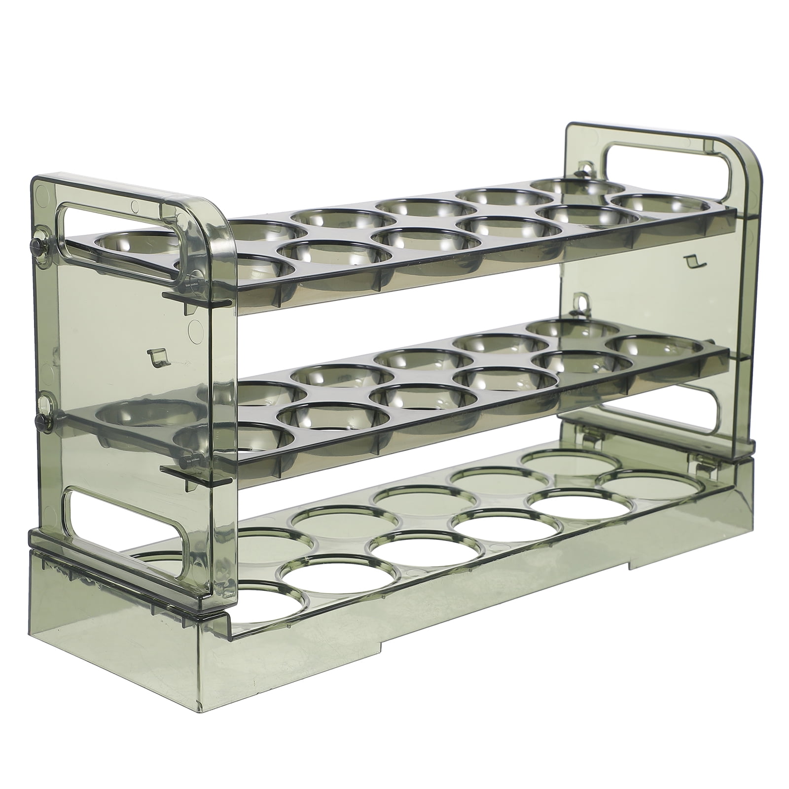 Egg Carton Fridge Egg Rack Egg Stand Egg Holder for Fridge Eggs Green ...