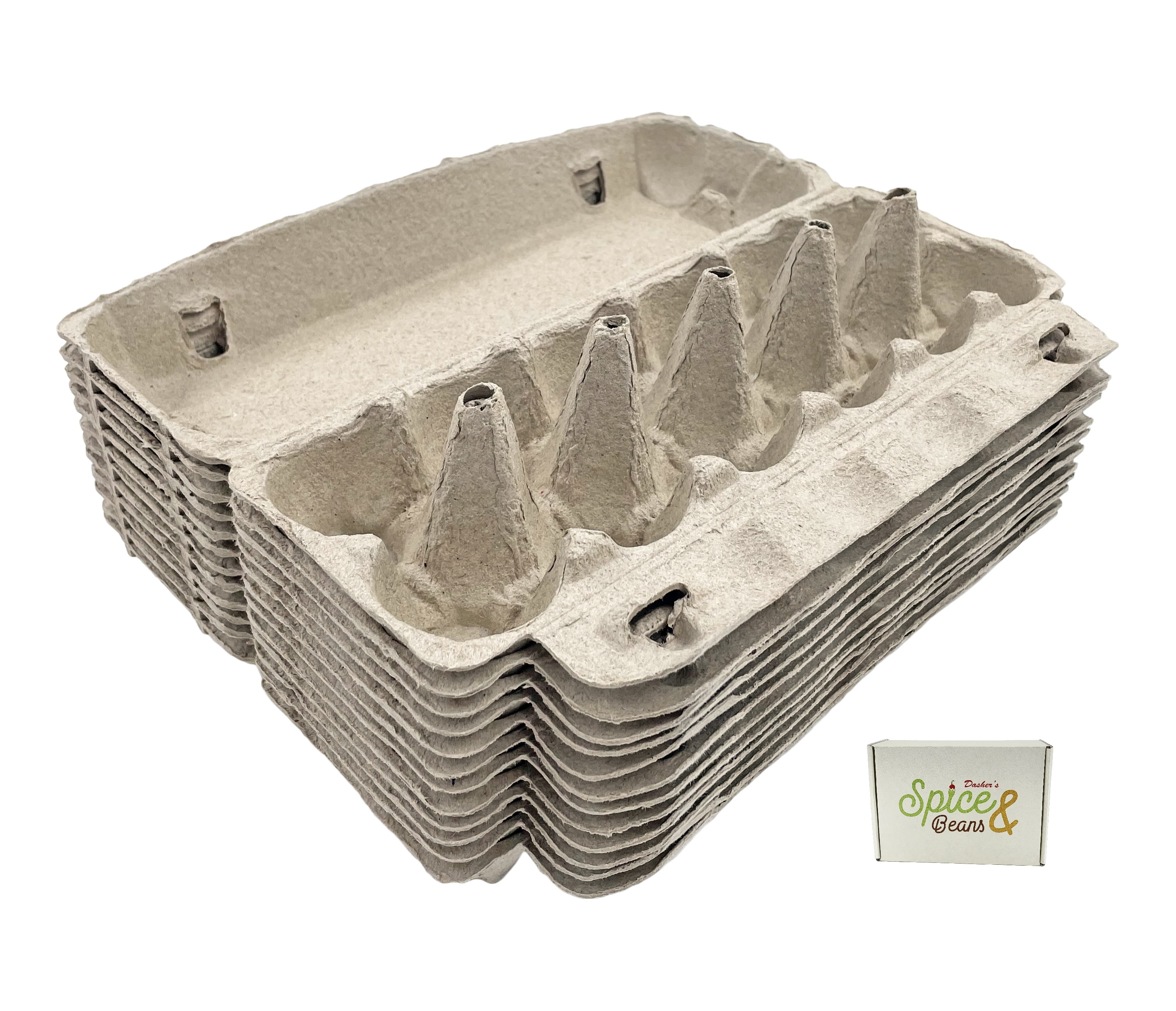 Egg Carton | Natural Pulp by Dasher's Spice & Beans | Holds One Dozen ...