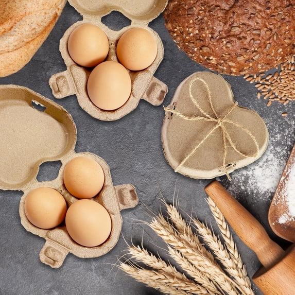 Egg Cartons, Heart Shaped Paper Pulp Egg Container, Storage Containers ...