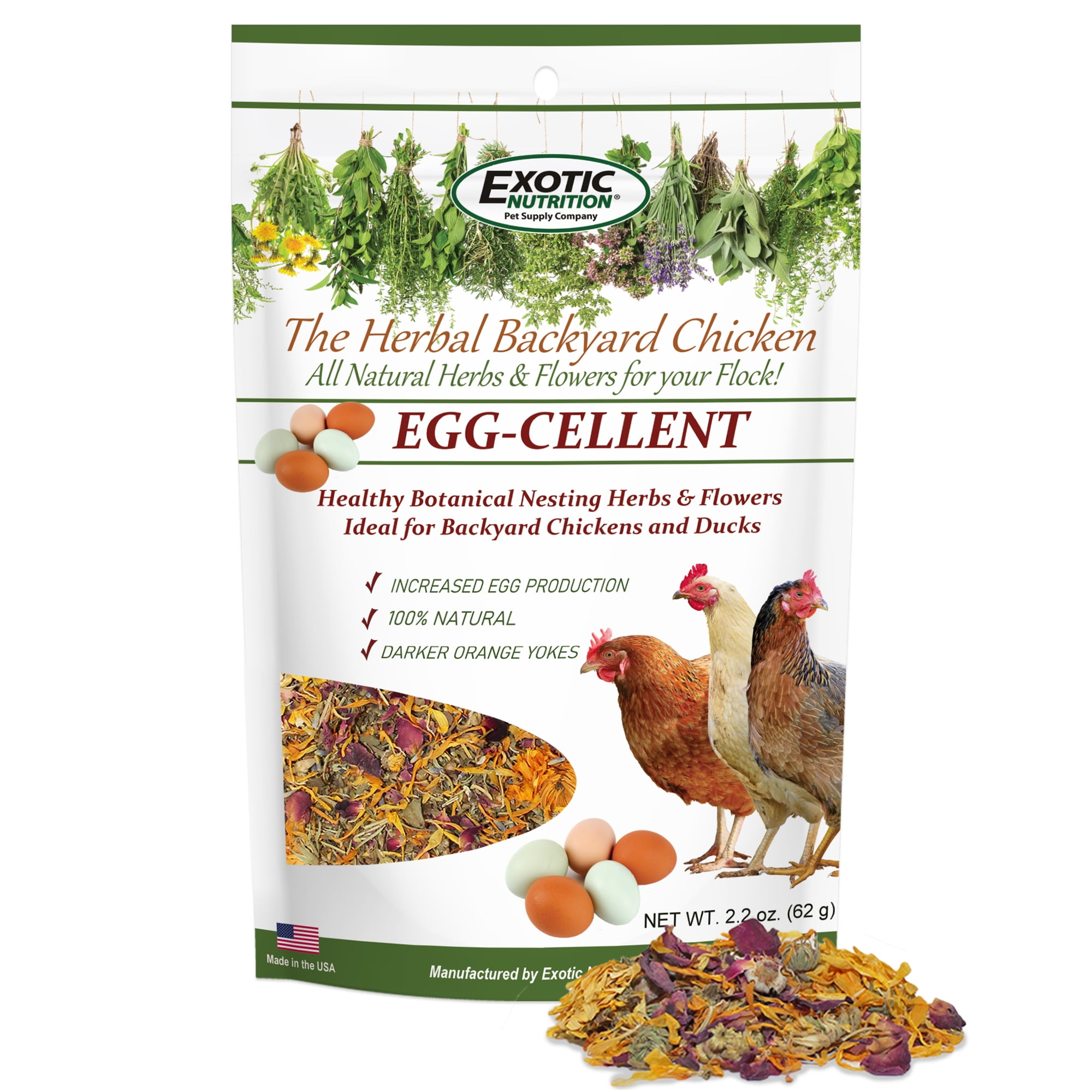 Egg-Cellent (2oz) Chicken Nesting Herbs - Walmart.com