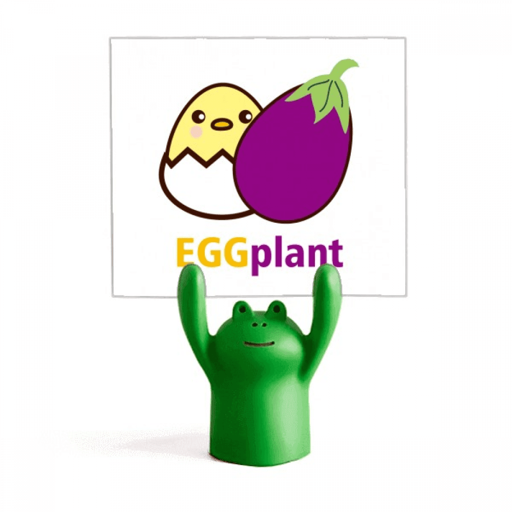 Egg Chicken Eggplant Silar Memo Holder Cartoon Animal Frog Stand ...