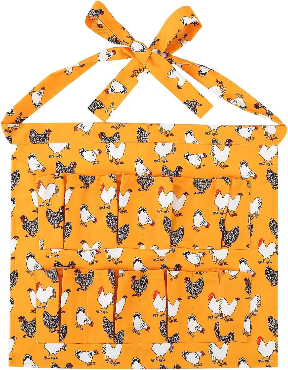 Egg Collecting Apron for Kids, Chicken Egg Apron with 8 Pockets ...