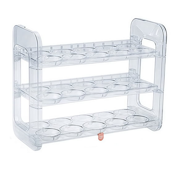 Egg Container Holders 30 Eggs 3 Tier Egg Holder Organizer Tray for ...