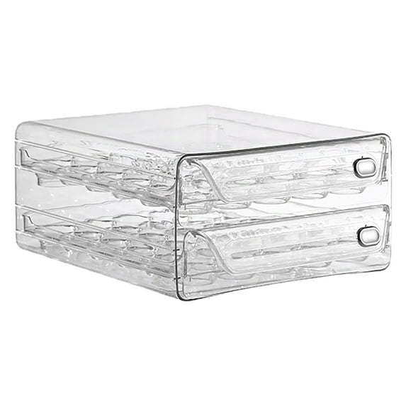 Egg Container Holders Dispenser For Refrigerator,Transparent Stackable ...