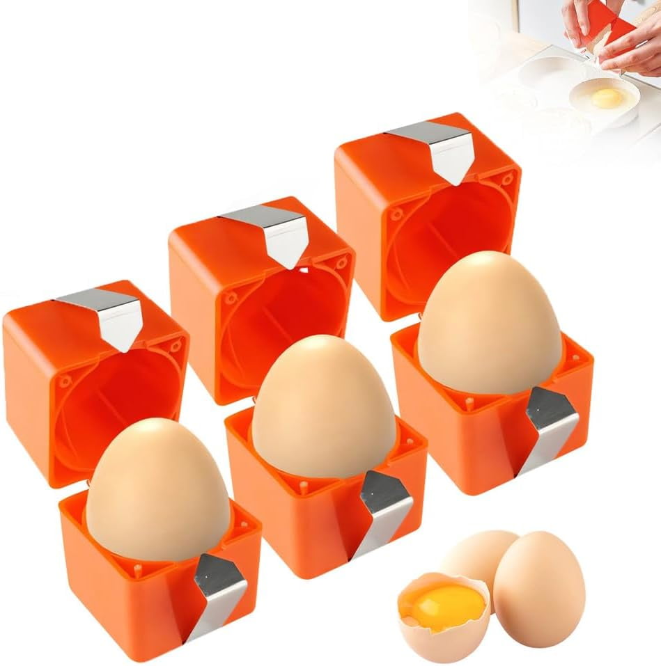 Egg Cracker Tool Set, 2025 New Egg Shell Opener for Raw and Hard Boiled ...