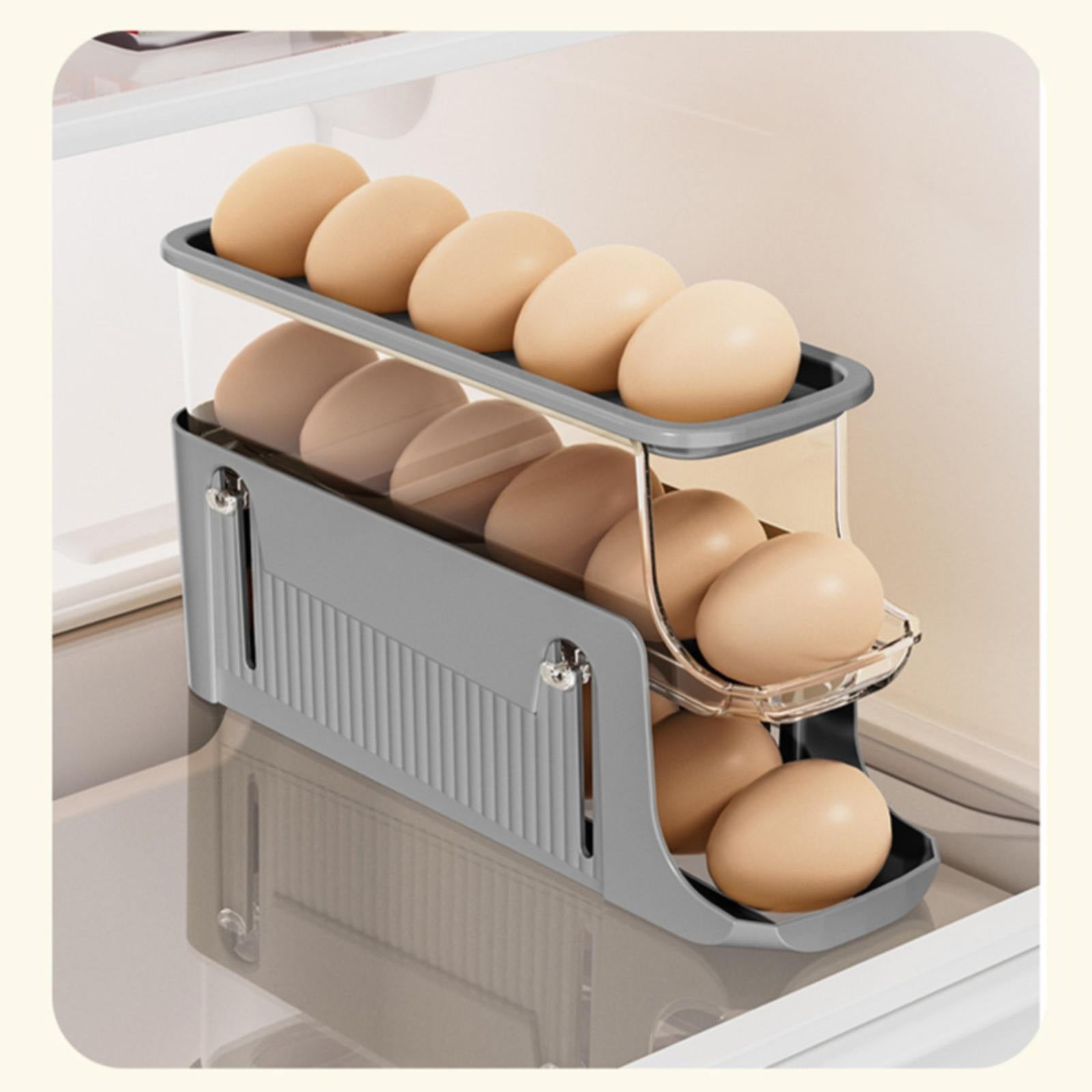 Egg Dispenser For Refrigerator Egg Holder For Refrigerator New Upgraded ...