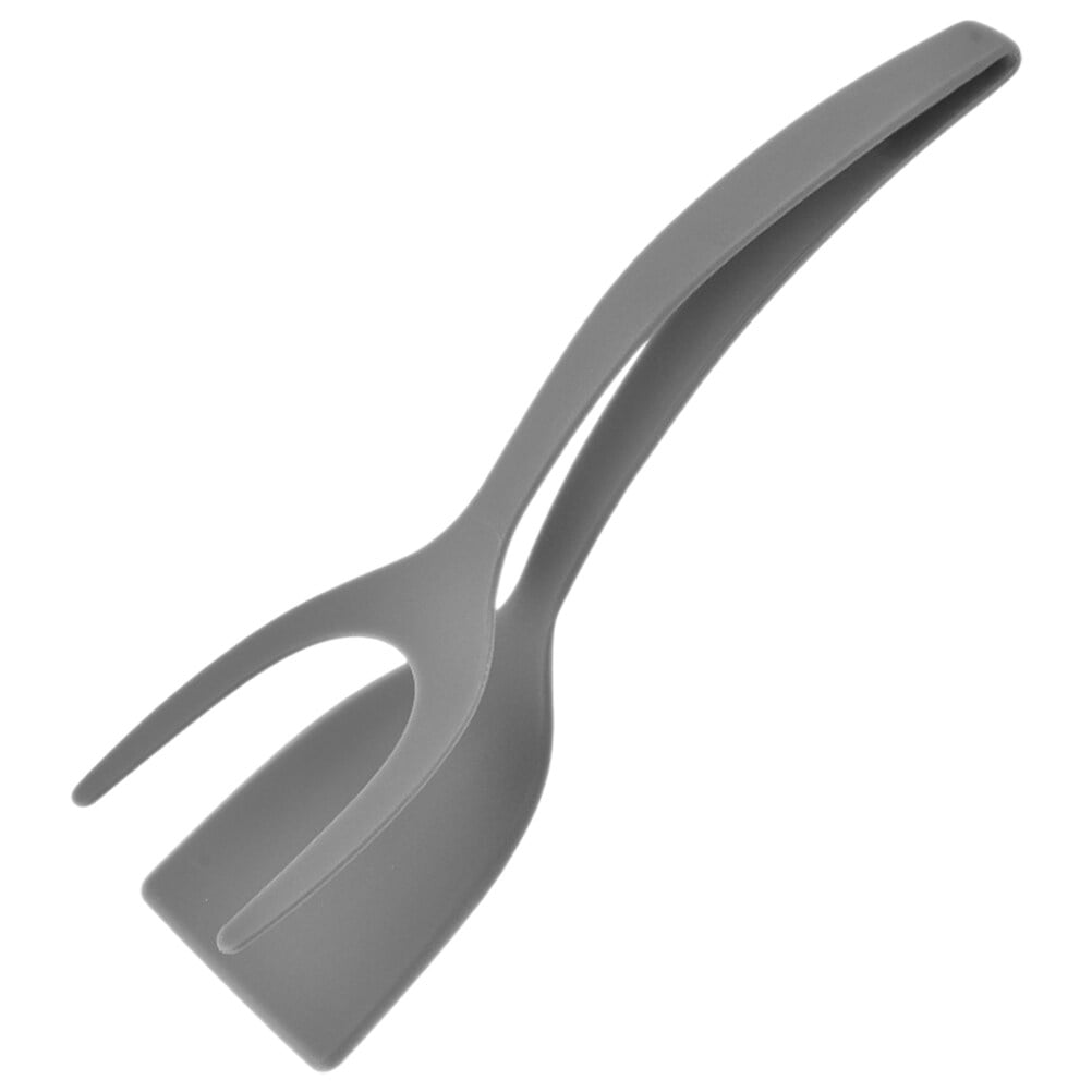 Egg Flipper Spatula, 2 in 1 Grip and Spatula Tongs Egg Flipper Tong ...