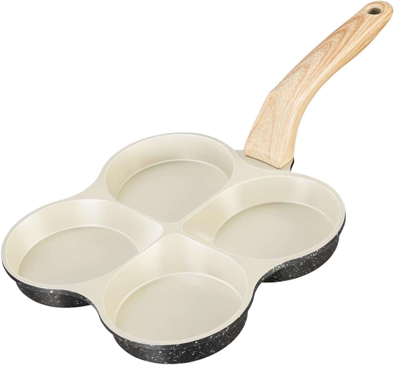 Egg Frying Pan, 4-in-1 Nonstick Divided Grill Pan, Mini Pancake Pan ...