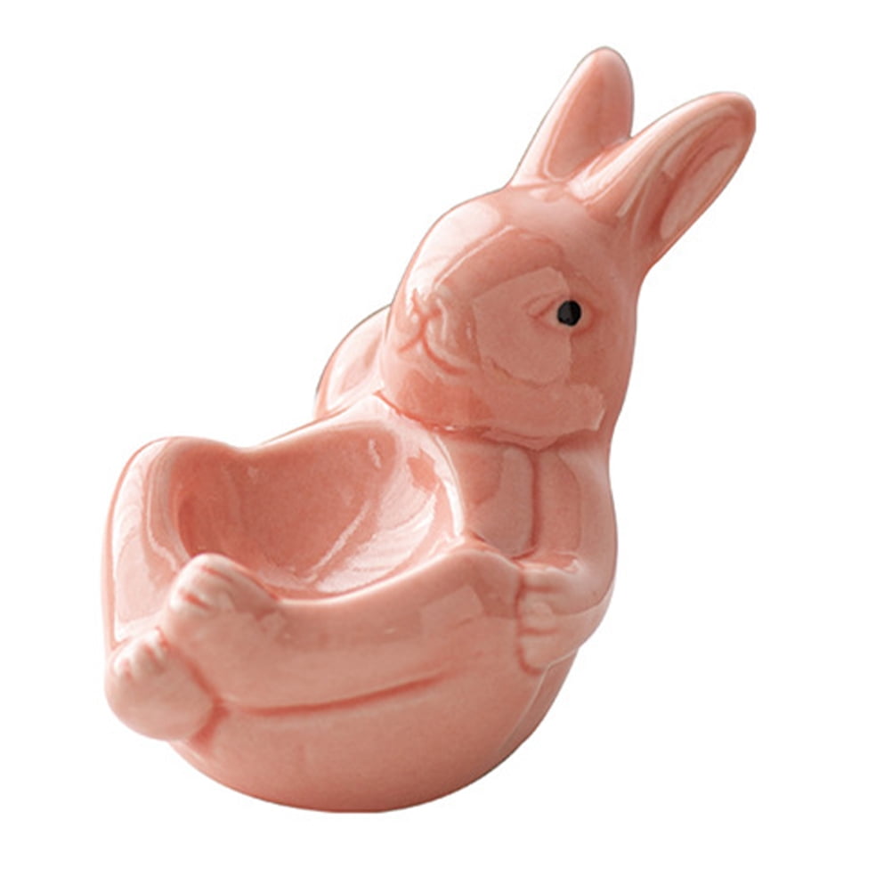 Egg Holder Boiled Egg Holder Ceramic Holder Egg Cup Rabbit Shaped Egg ...