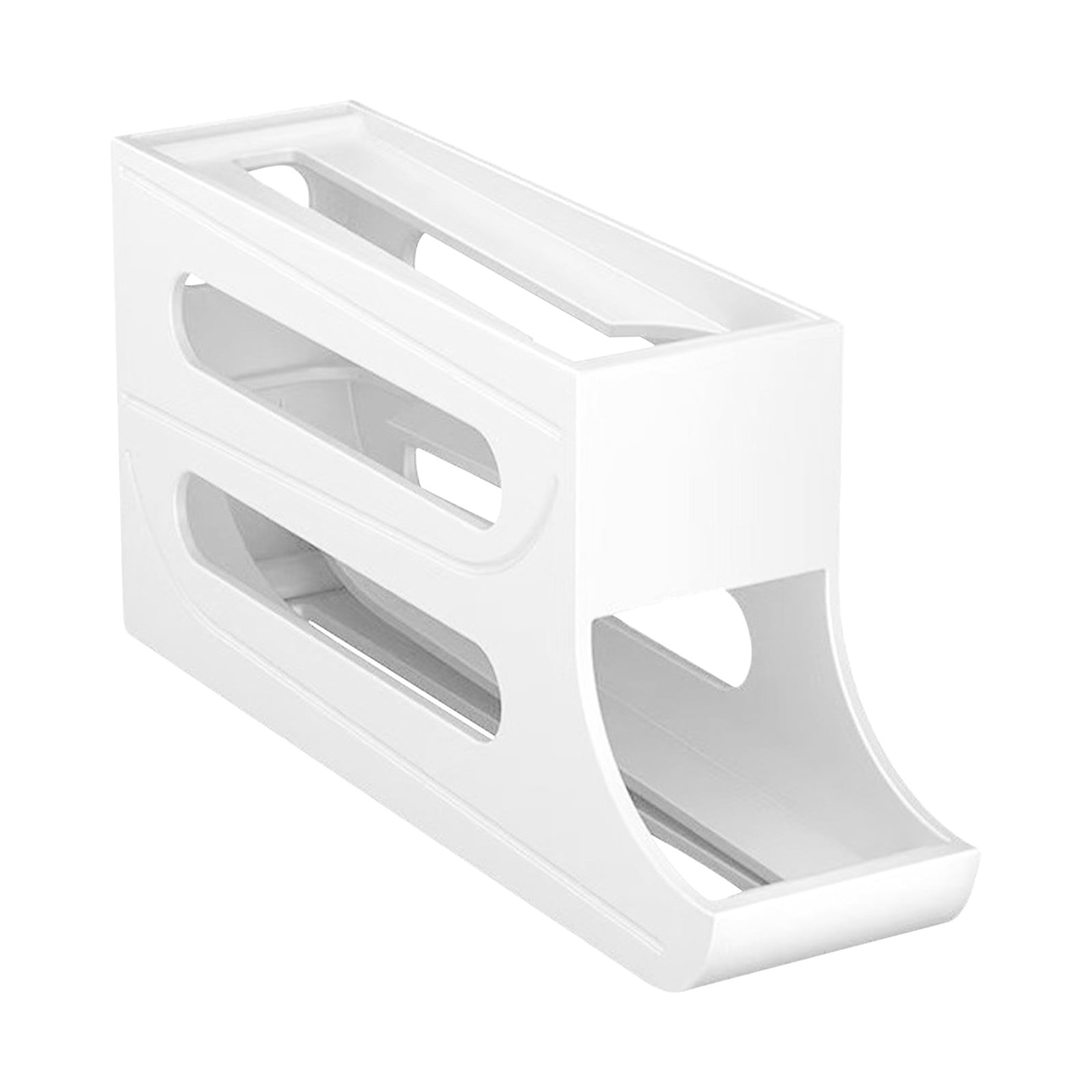 Egg Holder For Fridge Auto Rolling Fridge Egg Organizer Space Saving Egg Dispenser Holder