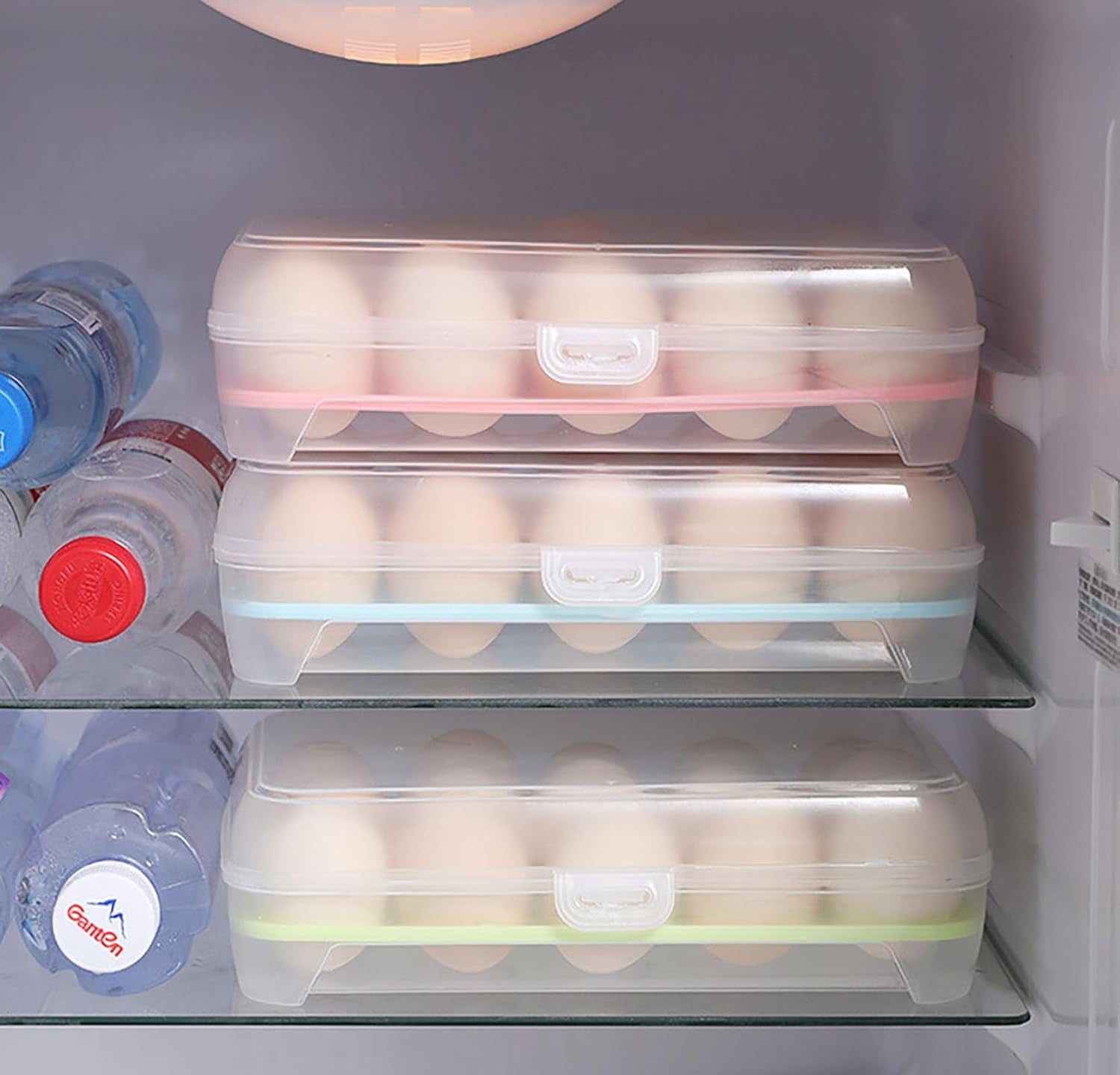 Egg Holder For Fridge, Kitchen Egg Holder, Stackable Fridge Organizers ...