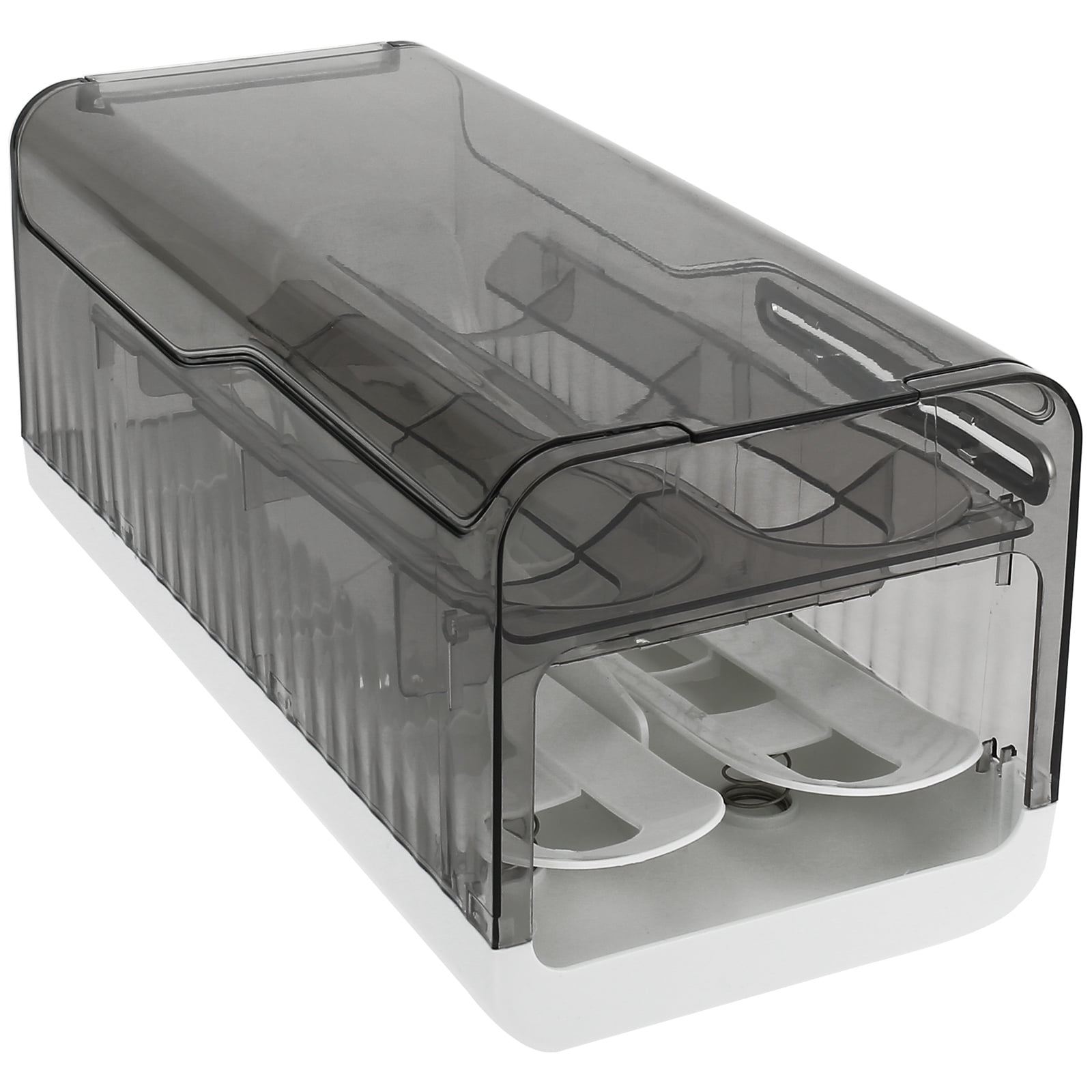 Egg Holder for Fridge with Time Scale Function Spring Automatic Rolling ...