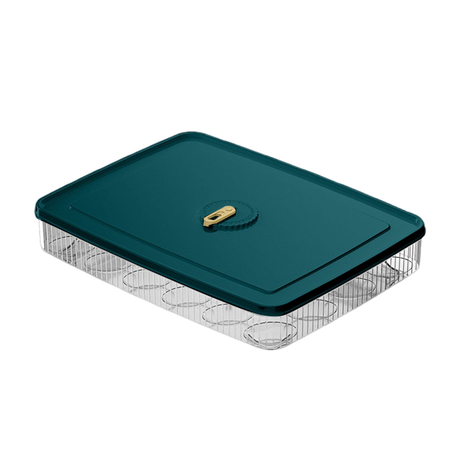 Egg Holder for Fridge, Transparent Rolling Egg Dispenser, Space Saving ...