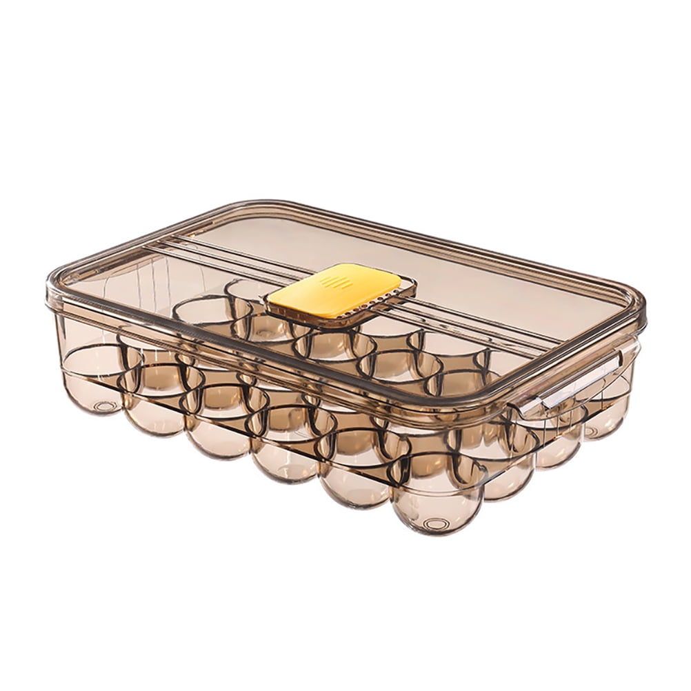 Egg Holder Tray Carrier Box: Refrigerator Egg Storage Container Egg ...