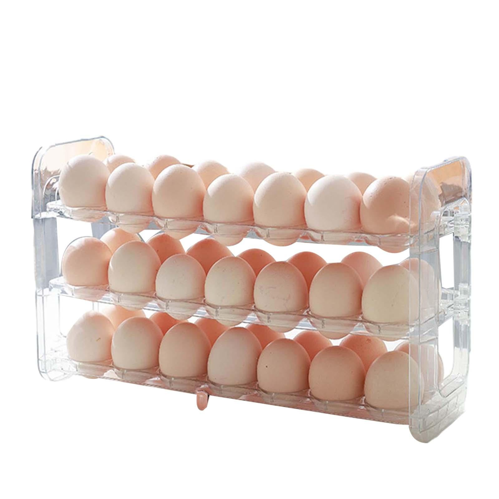 Egg Holder for Refrigerator Side Door Egg Tray for Drawer Pantry ...