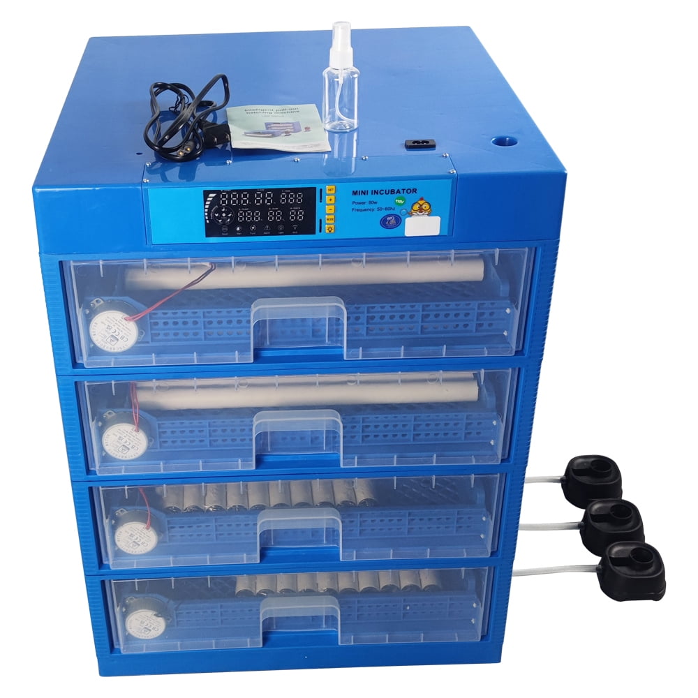 Egg Incubator 110V Drawer Incubator 256 Eggs Digital Fully Automatic ...
