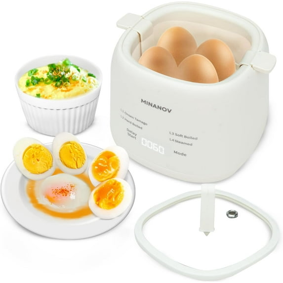 Egg Maker - Electric Egg Cooker with Auto Shut Off and Alarm- Egg Maker ...