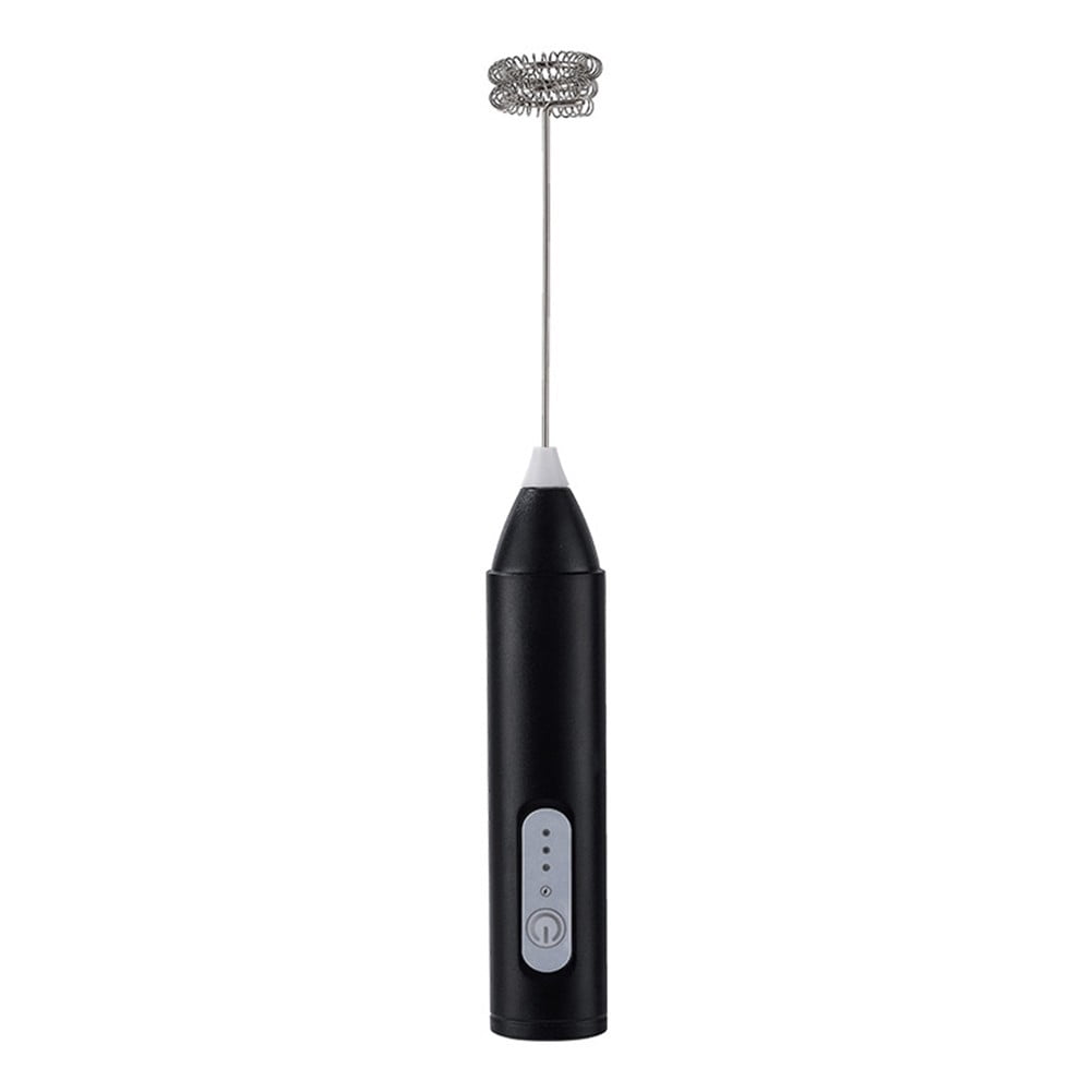 Egg Milk Frother Double Spring Whisk Heads Powerful Electric Spring ...