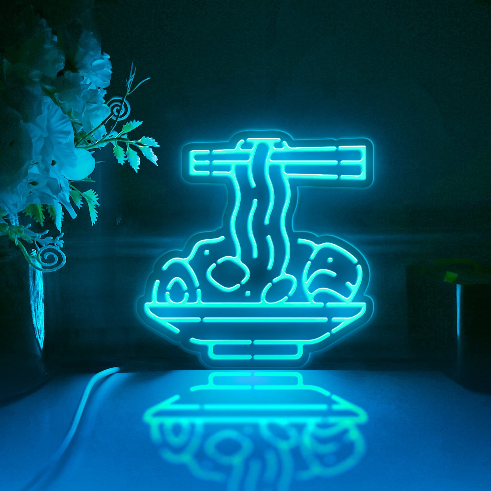 Egg Noodle Led Light Box, Dimmable Neon-Like Light Signs USB Power for ...