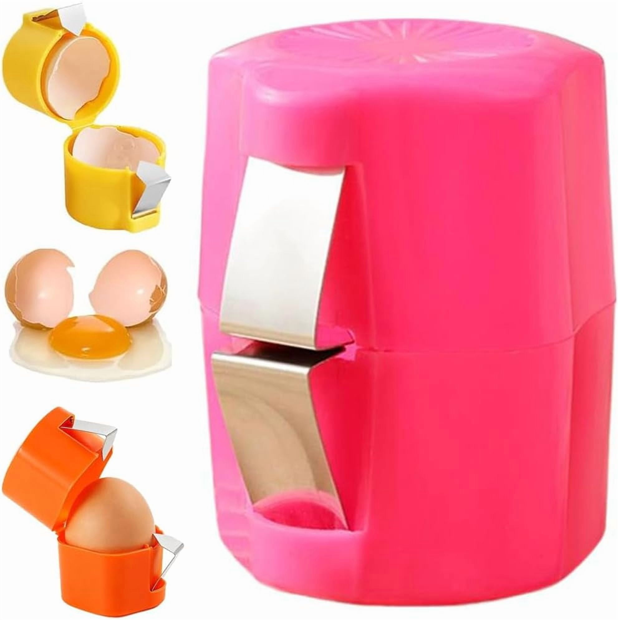 Egg Opener for Hard Boiled Eggs, Efficient One-Press Stainless Steel ...