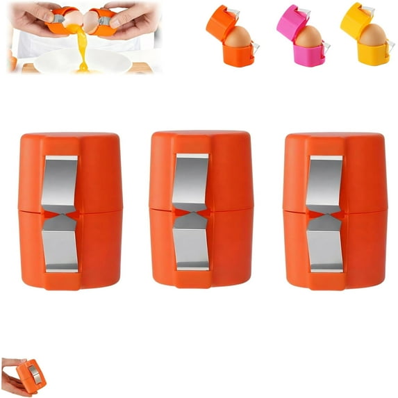 Egg Opener for Hard Boiled Eggs, Instant Stainless Steel Shell Cracker ...