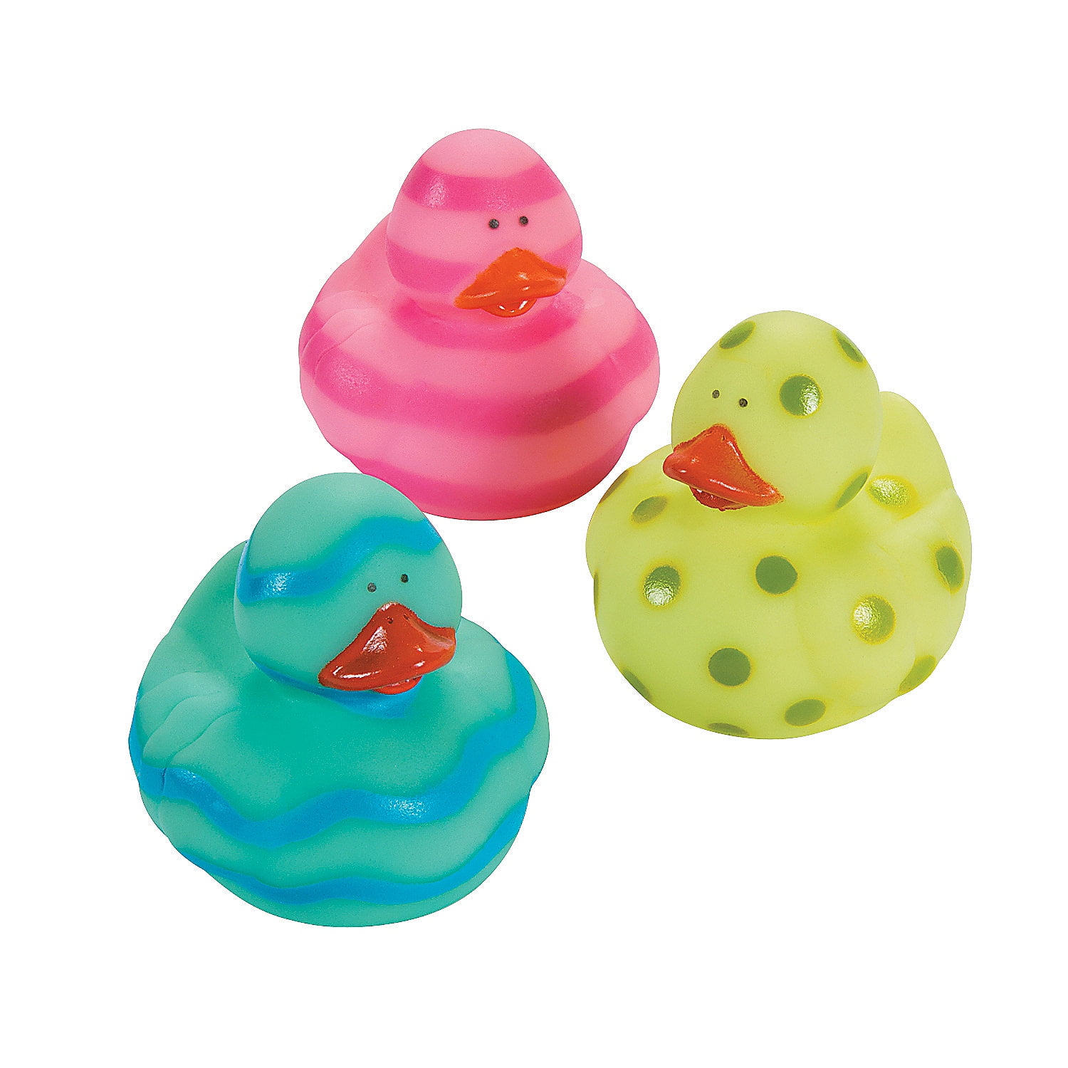 Egg Painted Rubber Duckies - Party Favors - 12 Pieces - Walmart.com