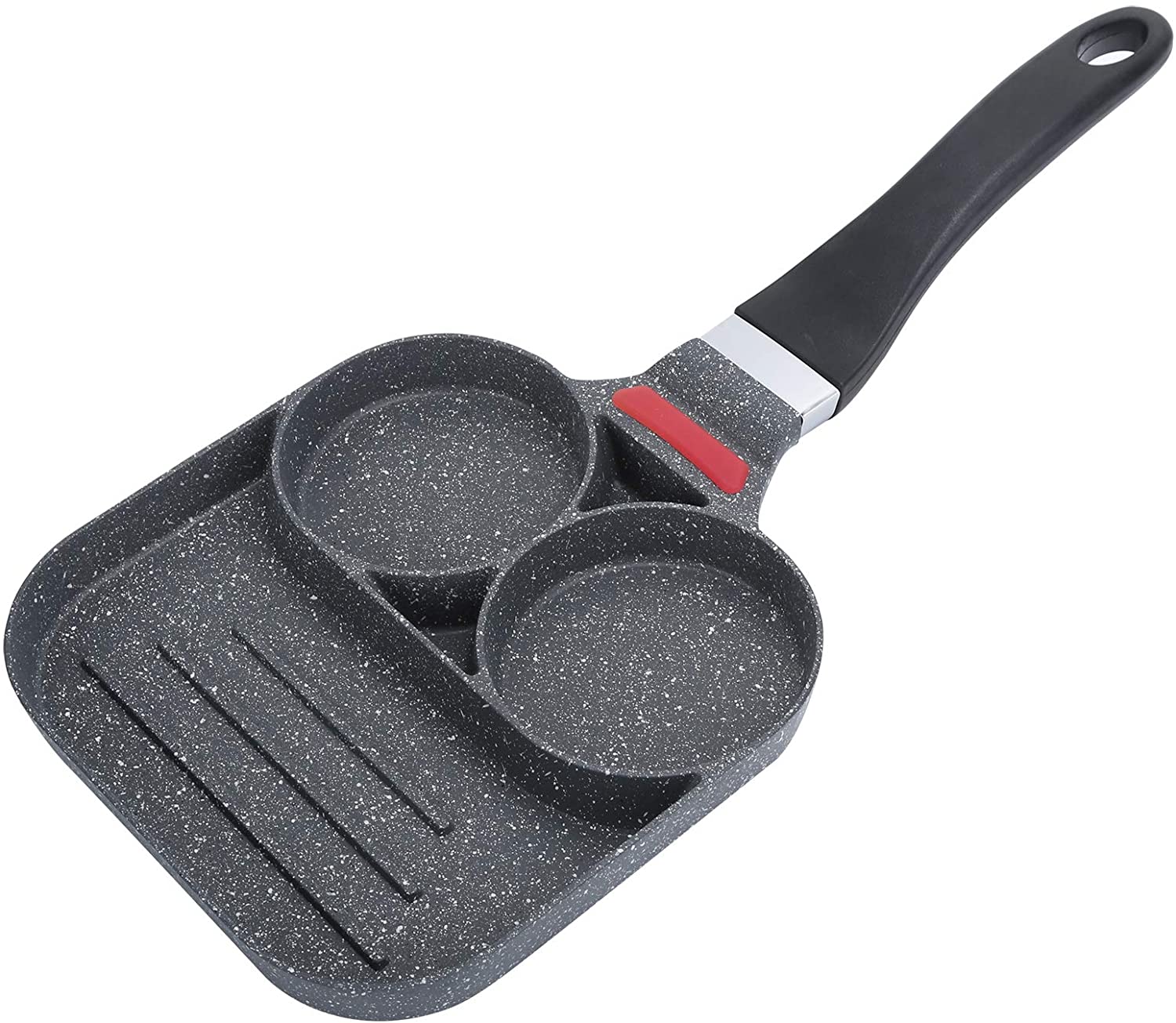 Egg Pan, Egg Frying Pan, Non-stick Egg Cooker Rings for Fuel Gas Stove ...