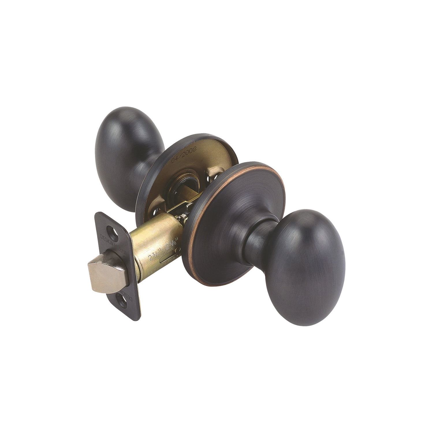 Design House Egg Oil Rubbed Bronze Passage Door Knob - Walmart.com