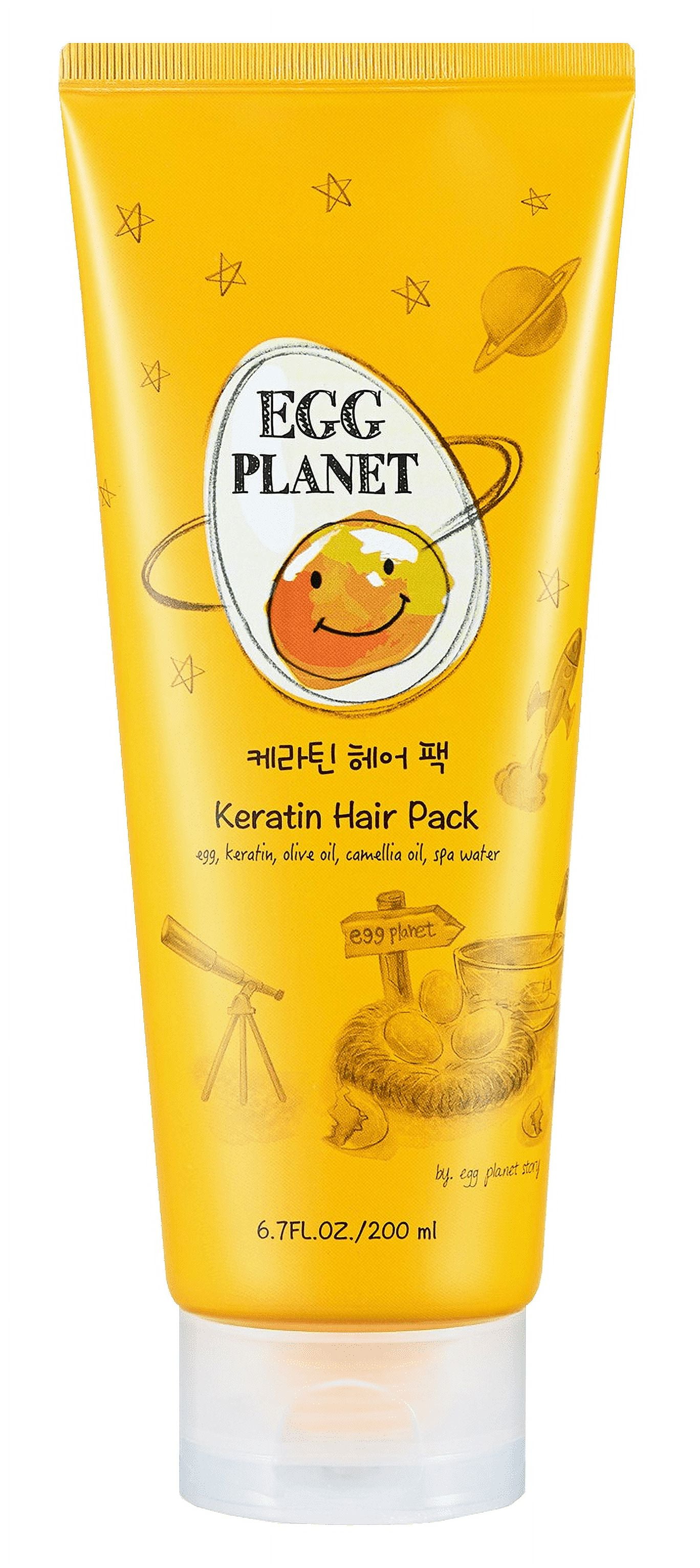 Daeng Gi Meo Ri, Egg Planet Keratin Hair Pack, Deep Nourishing 250ml ...