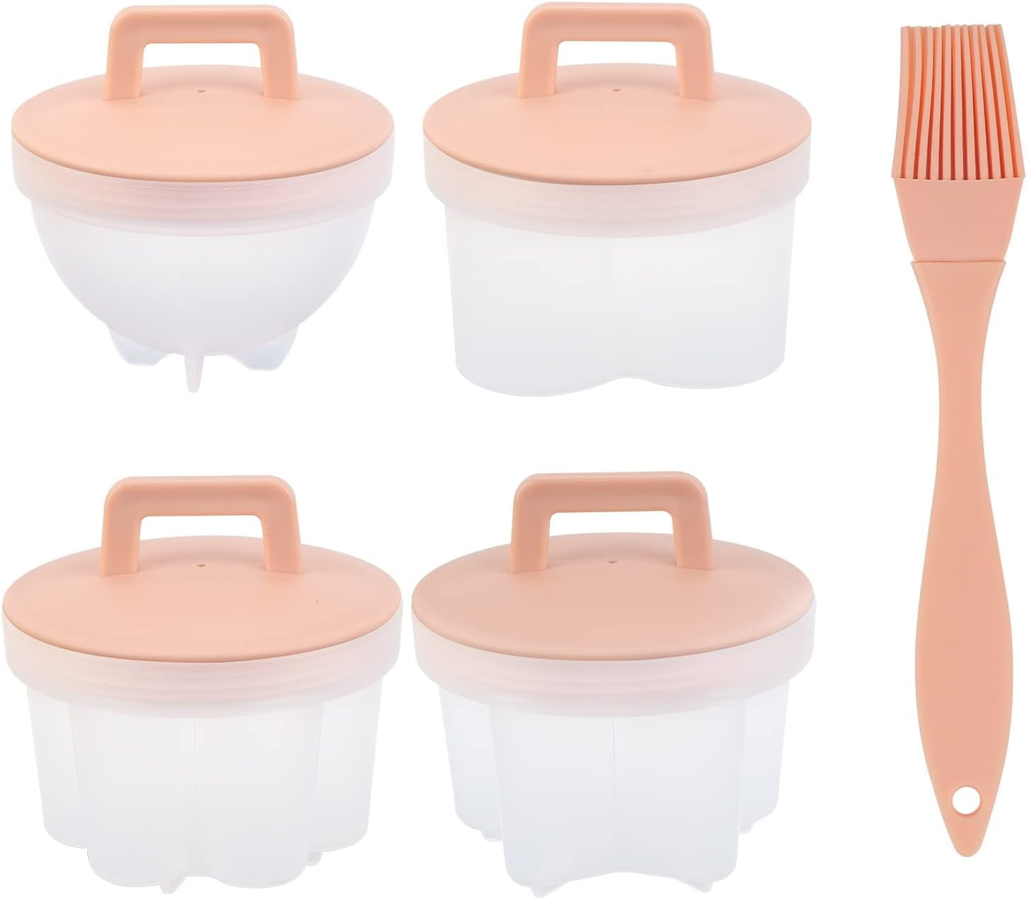 Egg Poacher Cups, Microwave Egg Poacher, Hard Boiled Egg Maker, Boiled ...