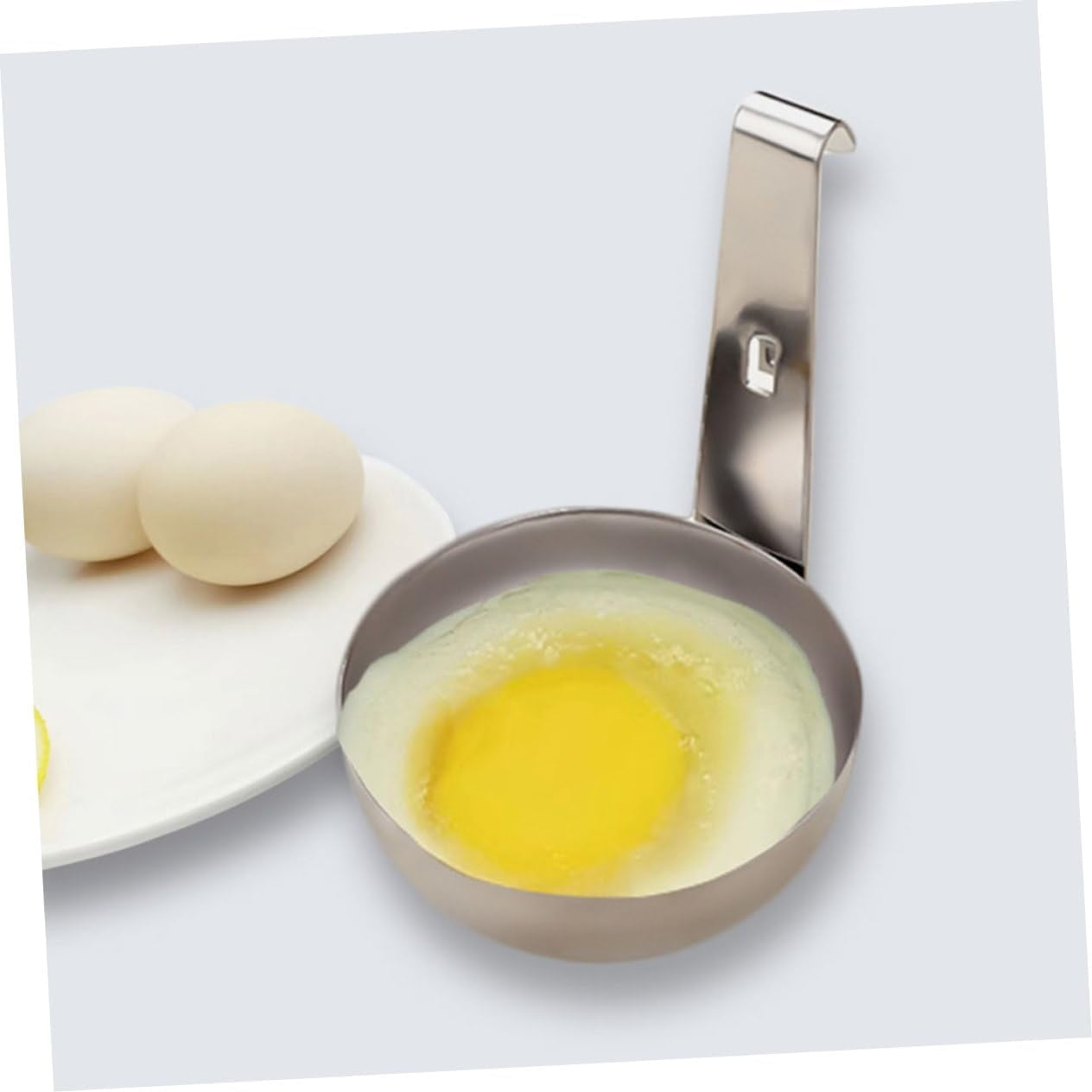 Egg Poacher, Hanging Poached Egg Cooker with Hook, Stainless Steel ...