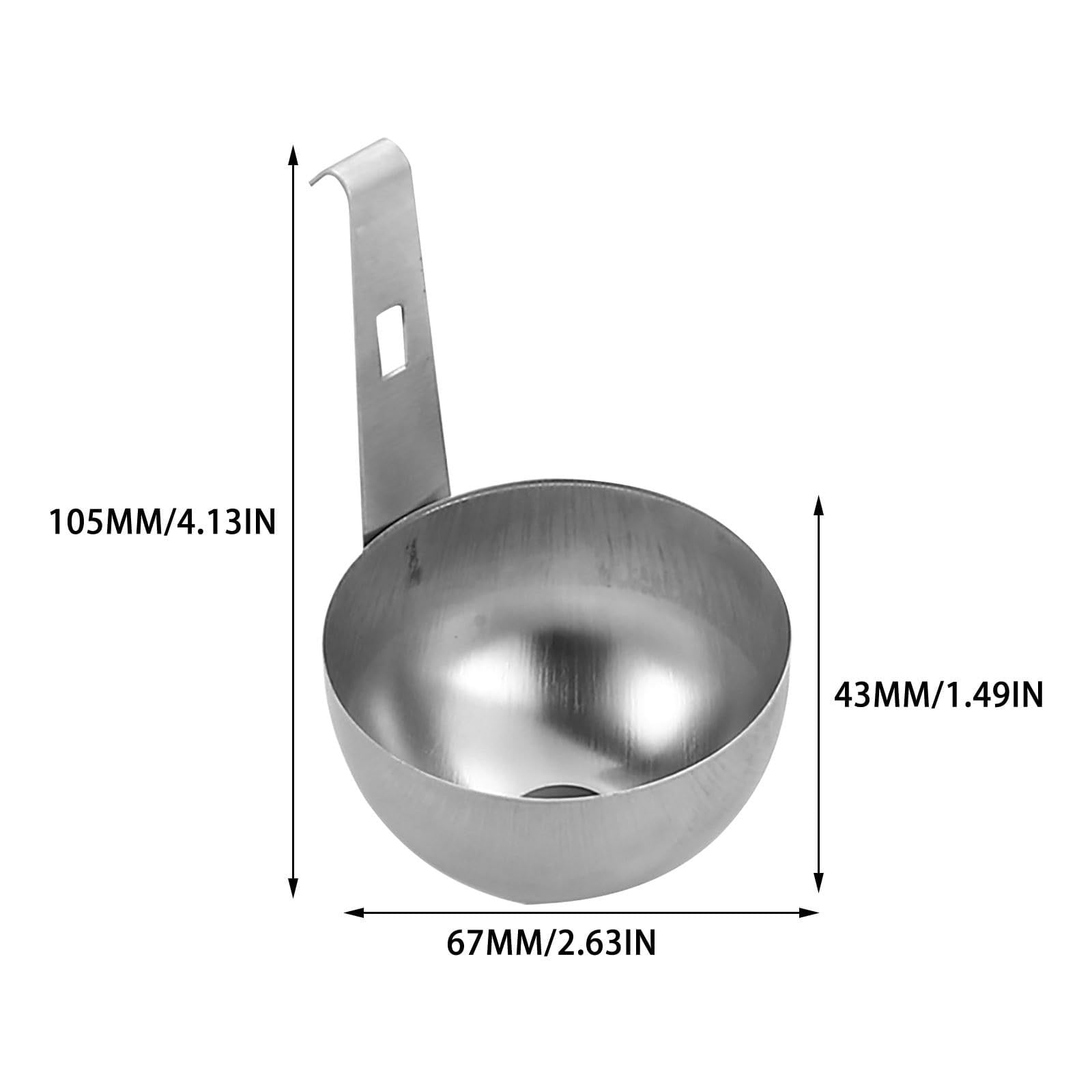 Egg Poacher,Stainless Steel Poached Egg Cooker,Hangable Poached Egg ...
