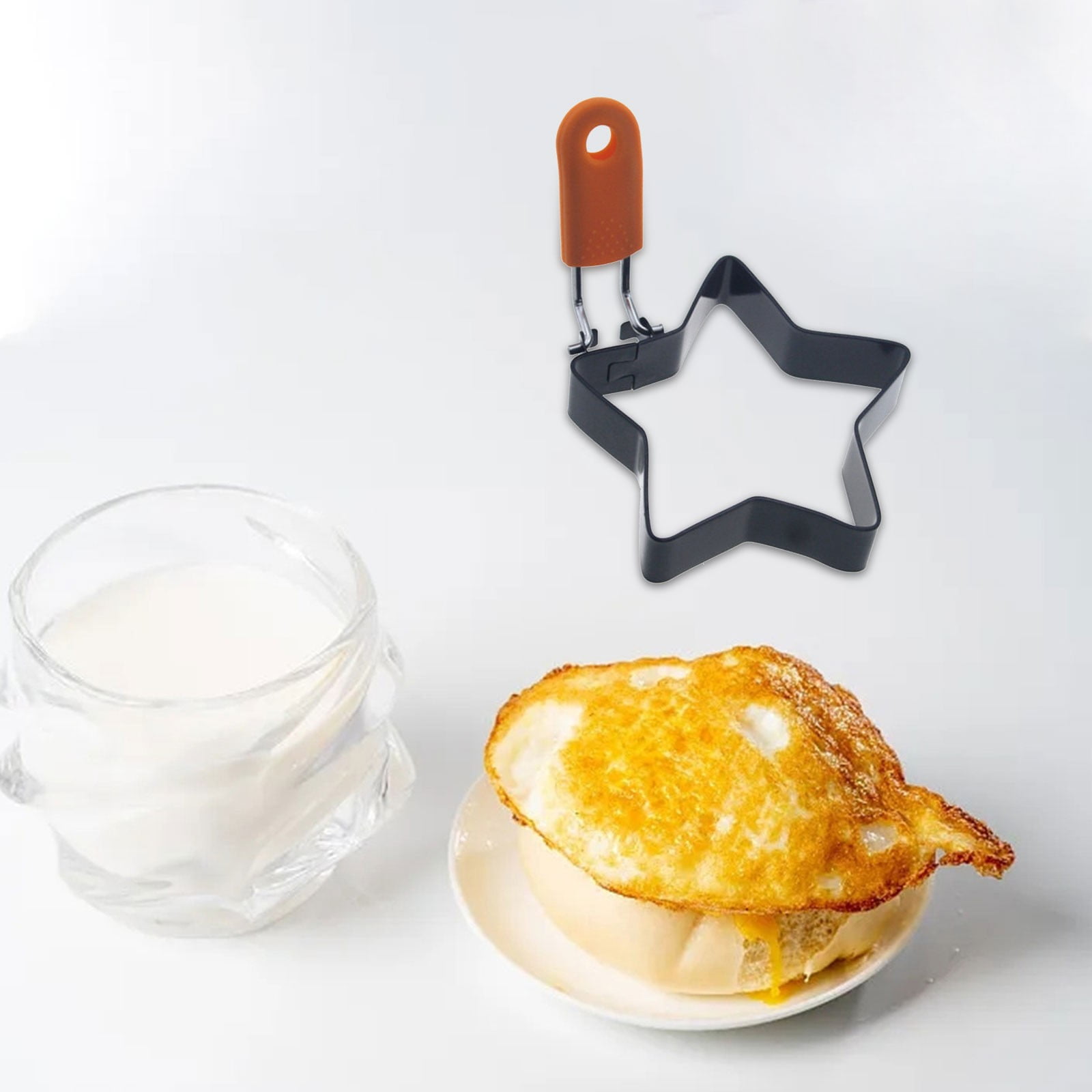 Egg Ring, Pancake Ring Stainless Steel Fried Egg Ring,Nonstick Egg ...