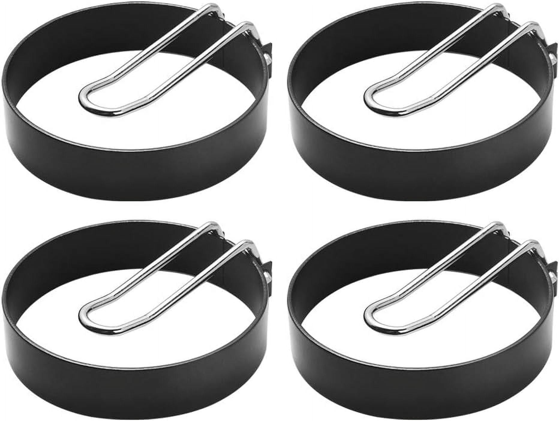 Egg Ring Stainless Steel Non Stick Mold Shaper Circles for Frying or ...