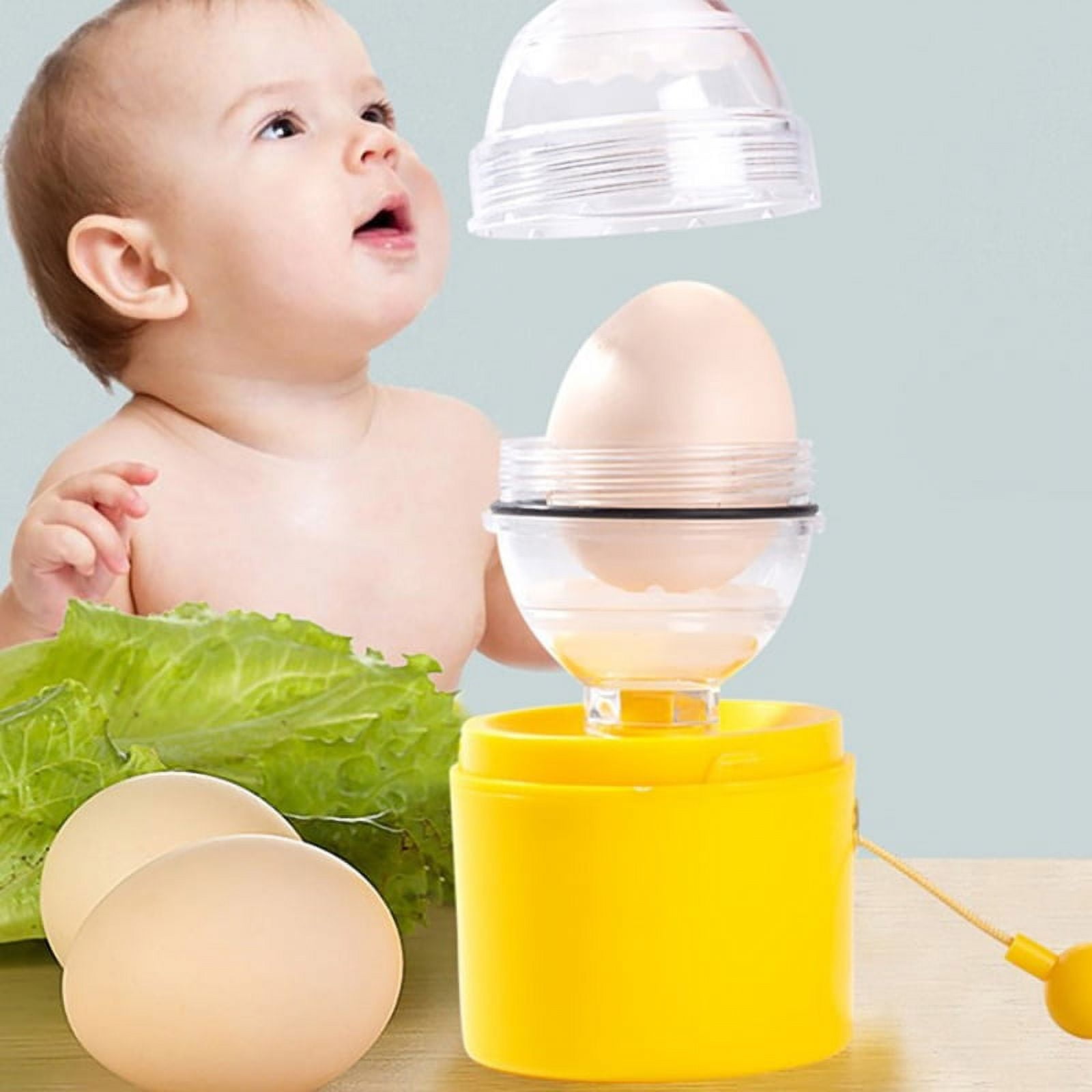 Egg Scrambler Hand Egg Shaker Mixer Food Grade Silicone Yolk Egg White ...