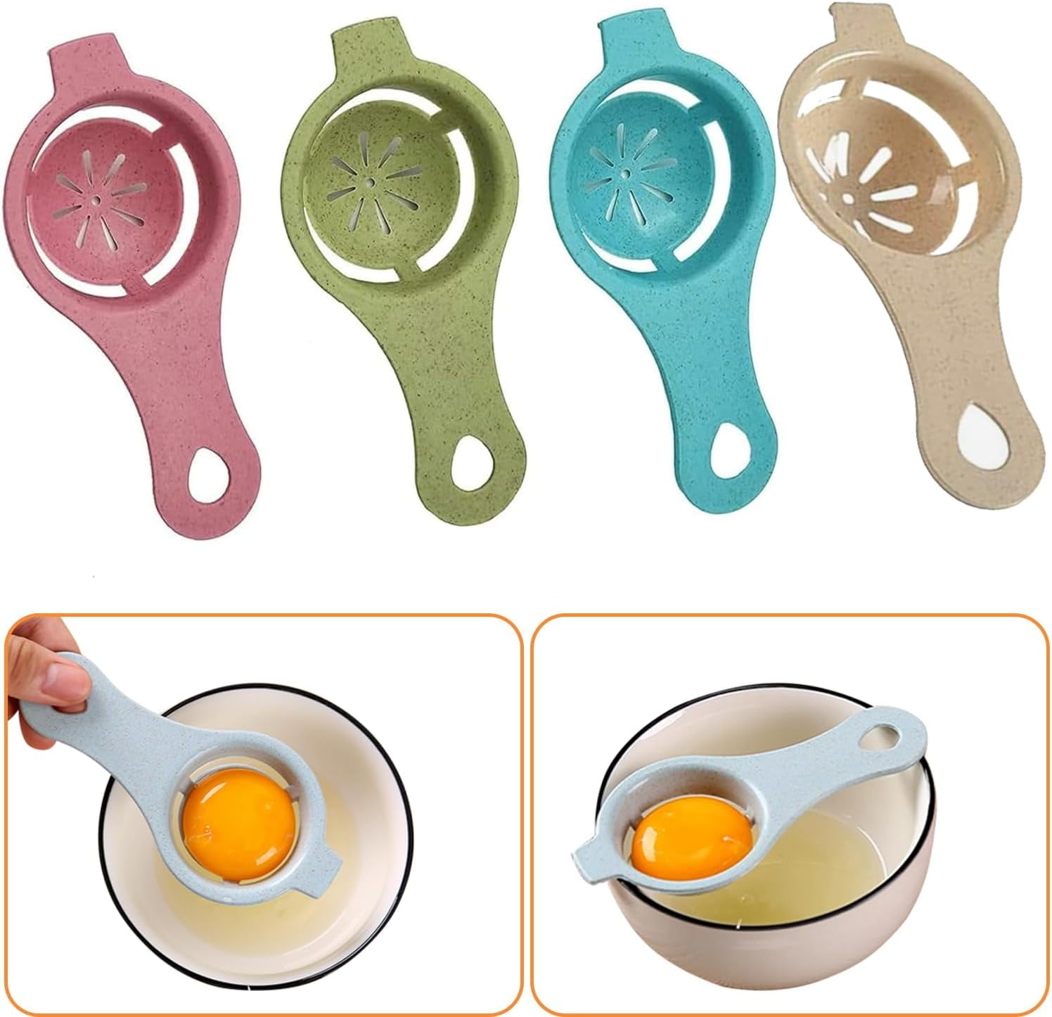 Egg Separator Egg Yolk White Separator Tool Egg Yolk Remover Cool ...