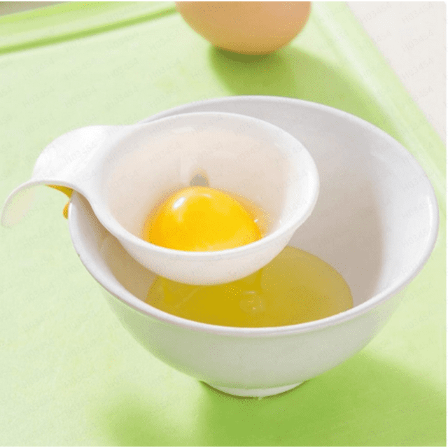 Egg Separator for Raw Eggs，Egg Yolk Separator with Bowl Clip，Egg White ...
