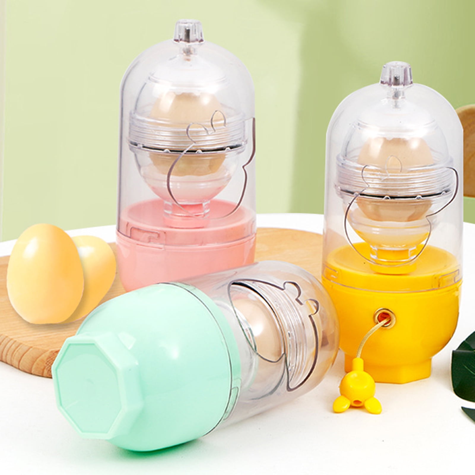 Egg Shaker Flexible Drawstring Hand Pull Type Reusable Manual Blender ...