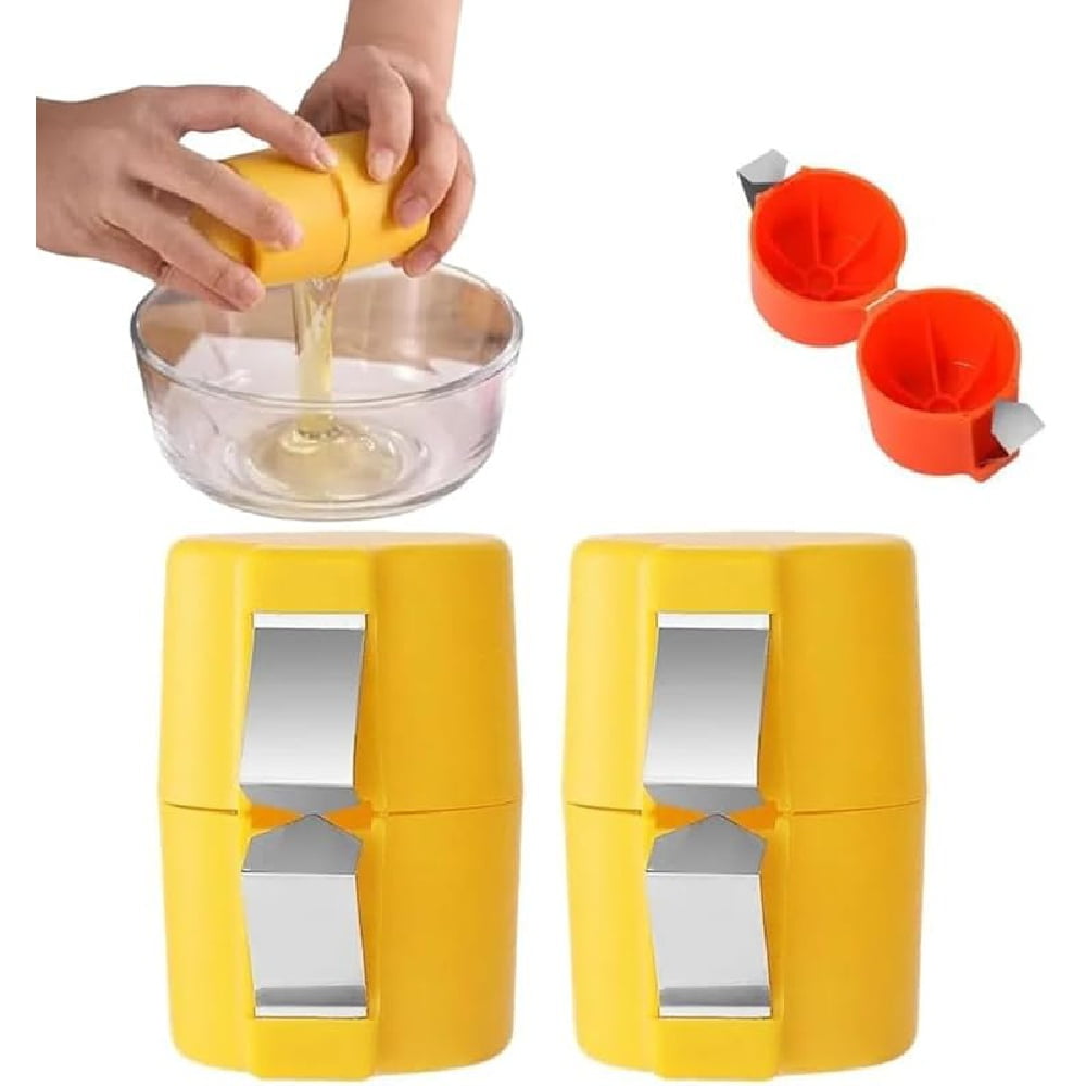 Egg Shell Opener, 2 Pack Egg Cracker Tool for Raw Eggs, Egg Breaker ...