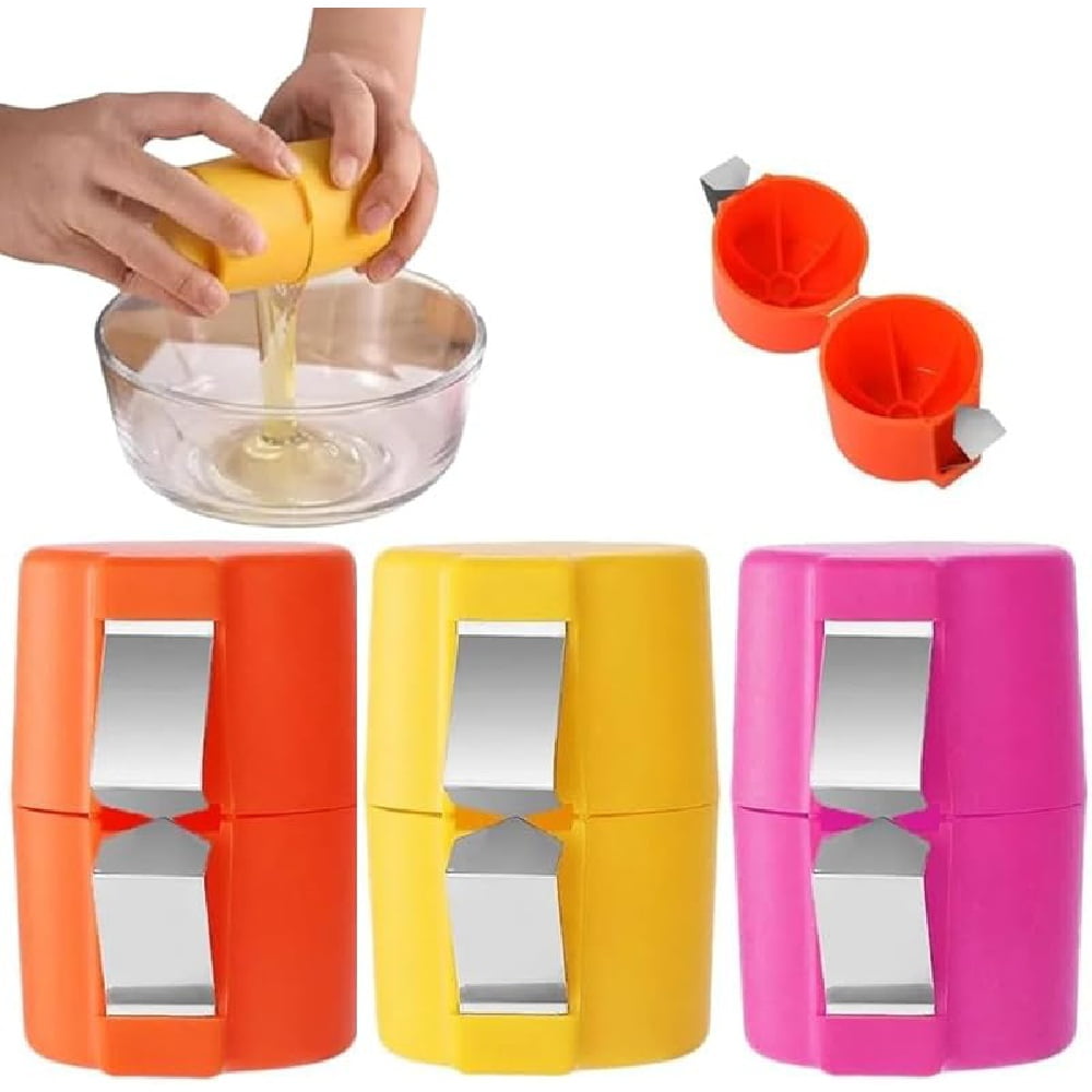 Egg Shell Opener, 2 Pack Egg Cracker Tool for Raw Eggs, Egg Breaker ...